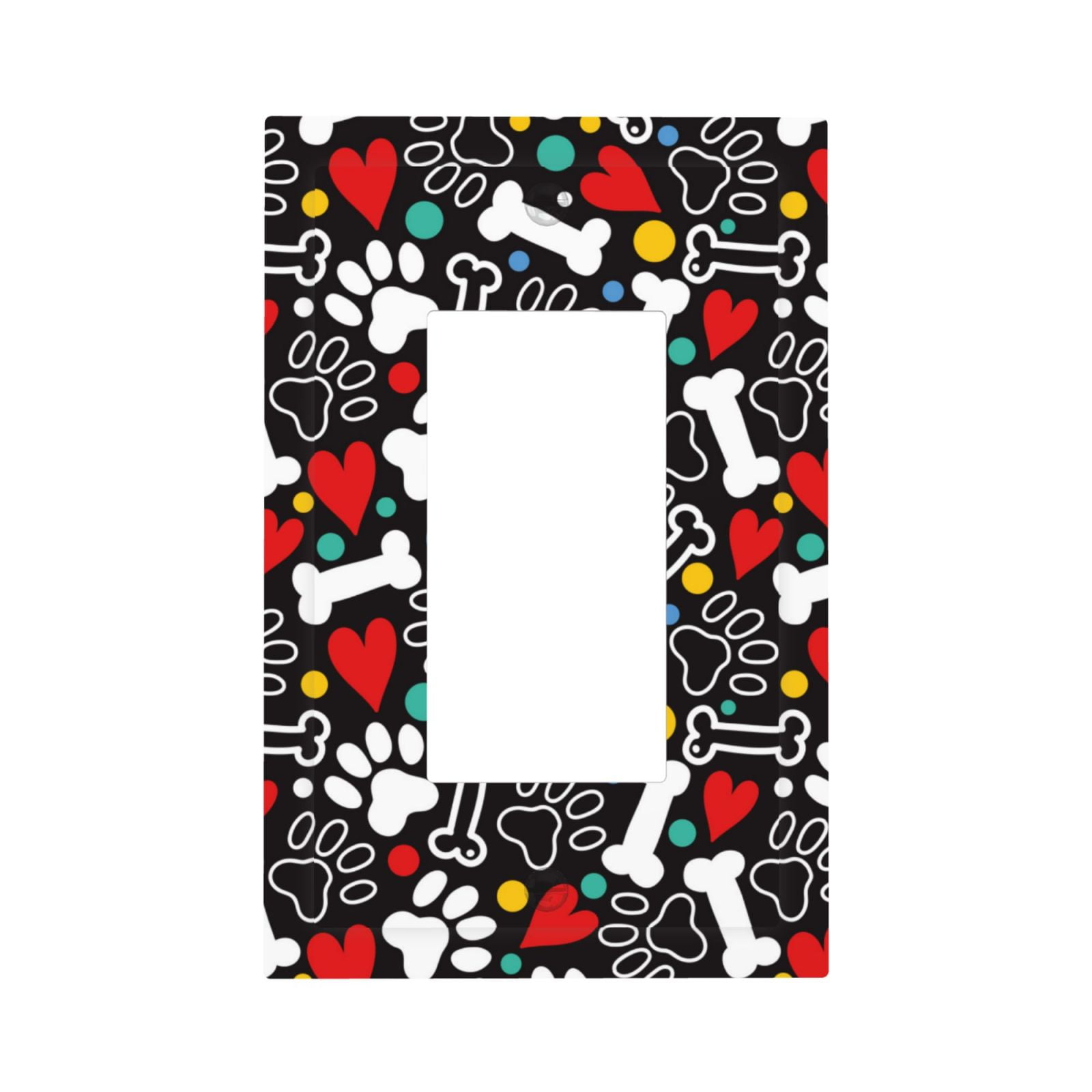 Disketp Paw And Bones Decorator Light Switch or Receptacle Outlet Wall ...