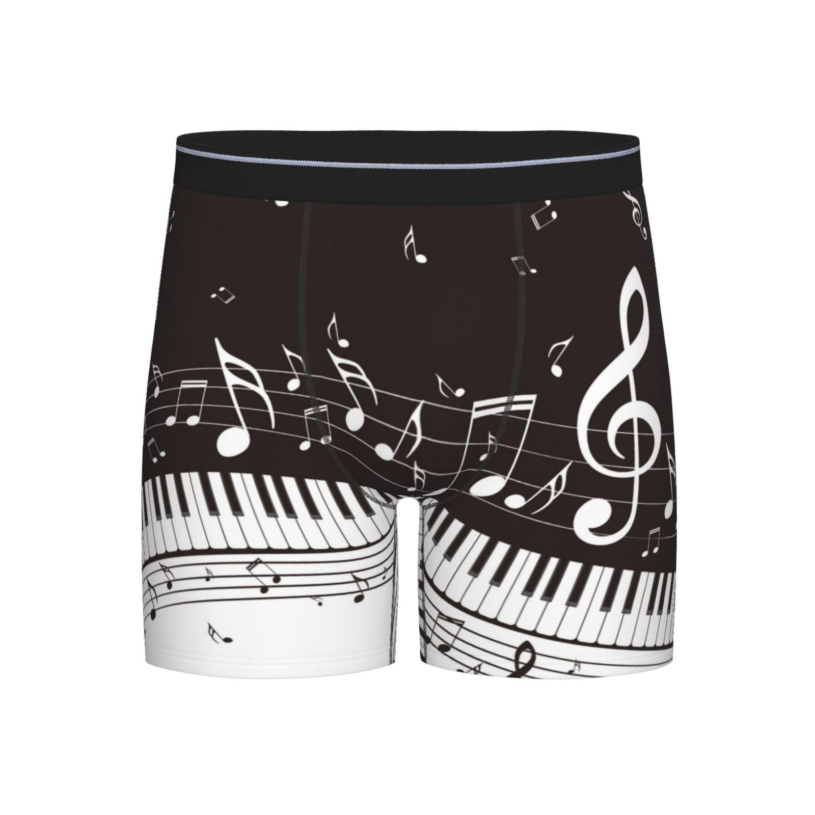 Disketp Piano Keys With Musical Notes Men's Boxer Briefs Men’s ...
