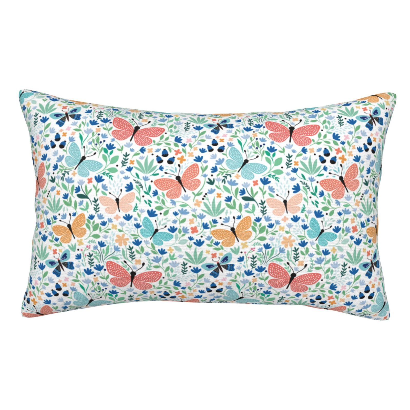 Disketp Pillow Covers Butterflies Pattern Throw Pillow Case Cushion ...