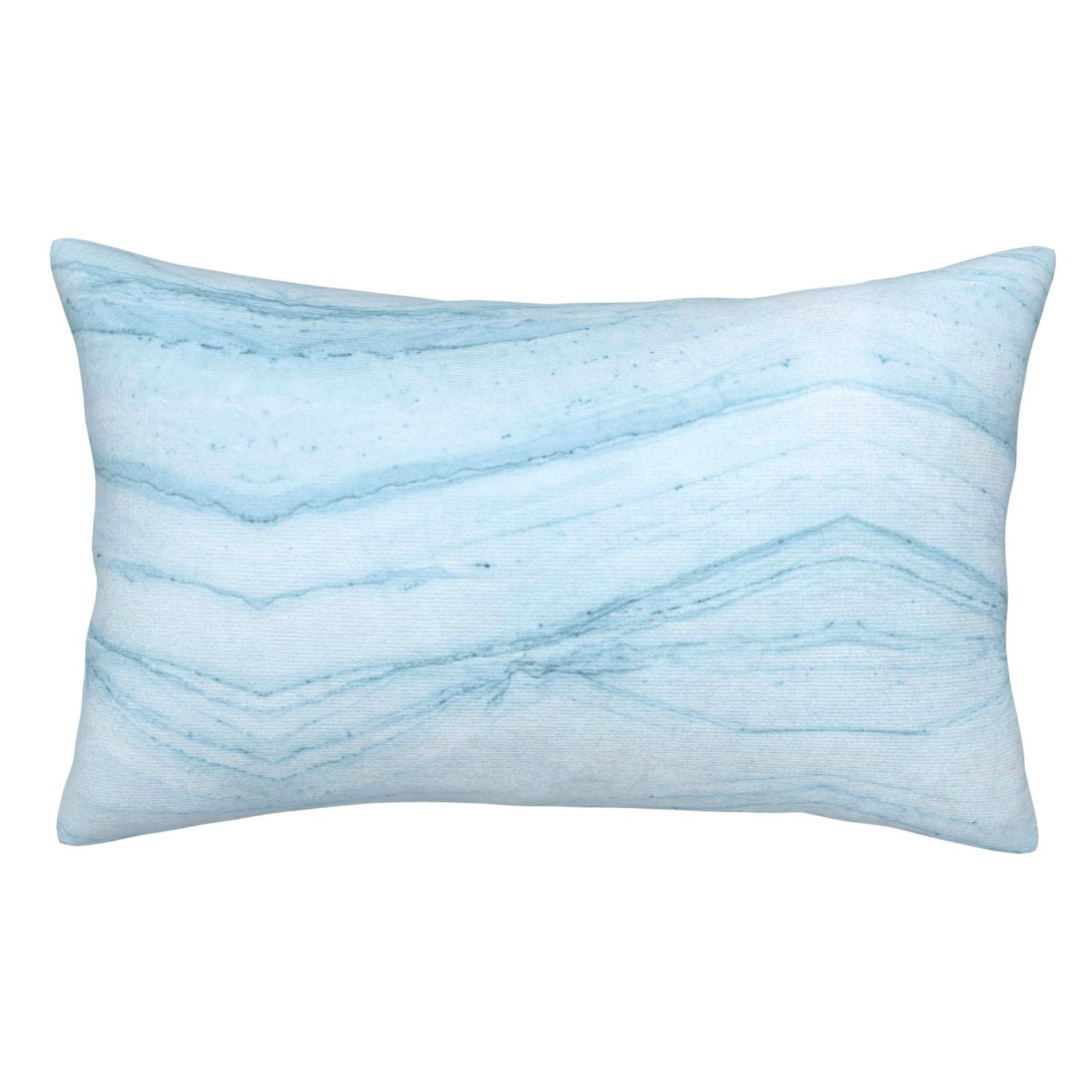 Disketp Pillow Covers Light Blue Marble Pattern Throw Pillow Case ...