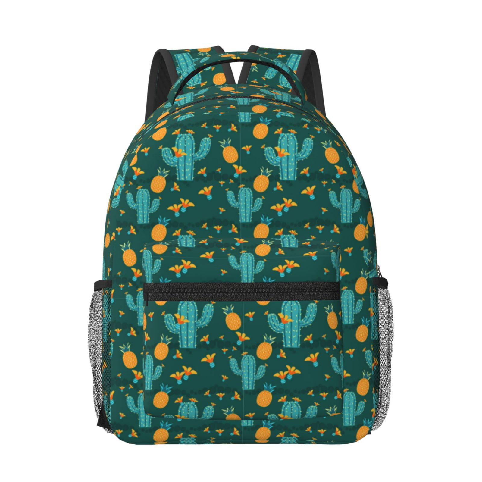 Disketp Pineapple And Cactus Backpack - Comfortable Daypack with The ...