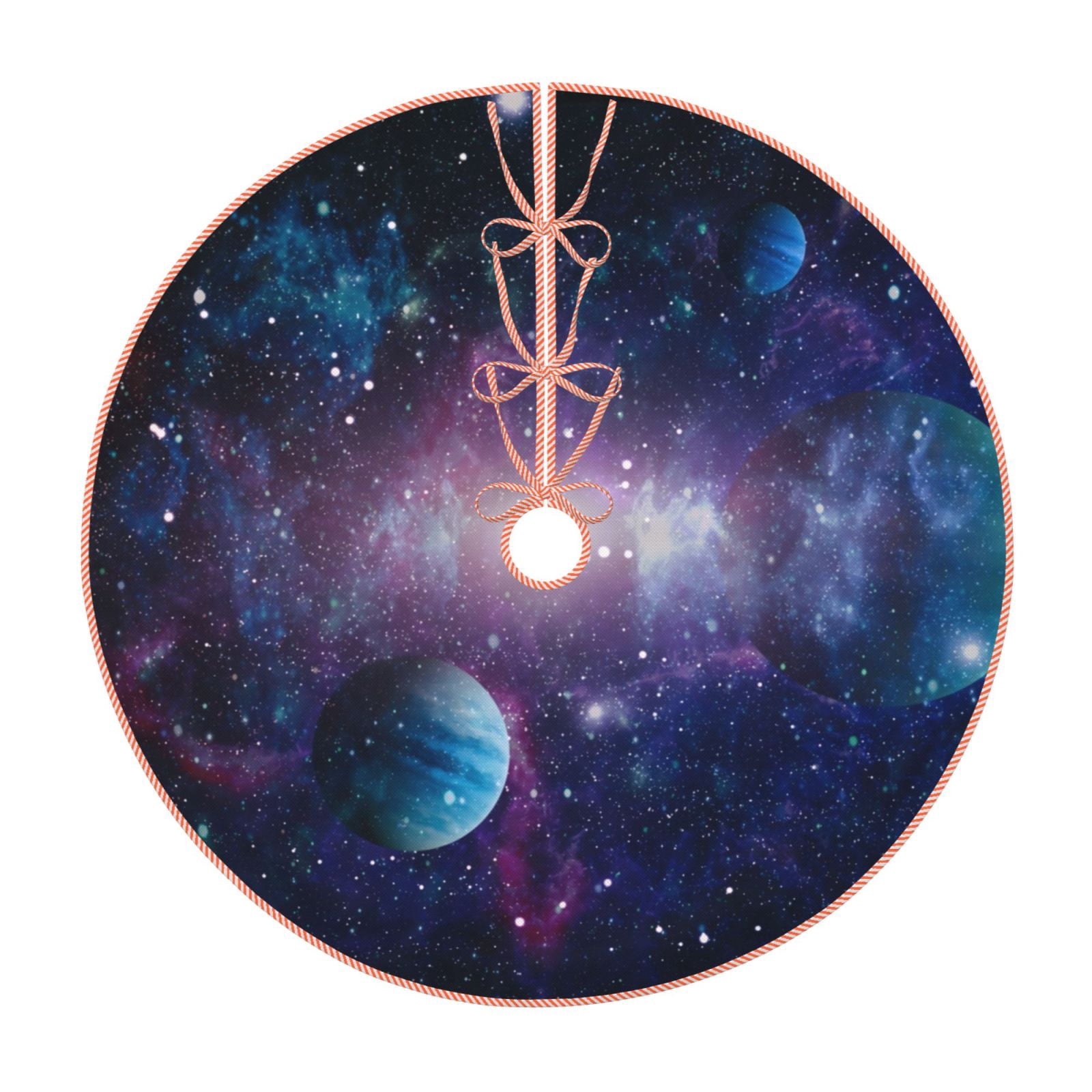 Disketp Planets Stars And Galaxies1 Christmas Tree Skirt, Christmas ...