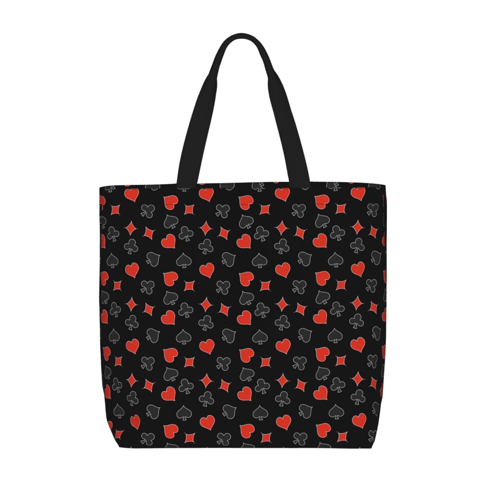 Disketp Poker Creative Symbols Canvas Tote Bag,Women Shoulder Bag ...