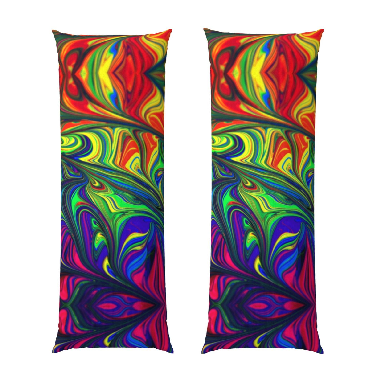 Disketp Pride Rainbow Print Body Pillow Cover - Super Soft 20x54 Body ...