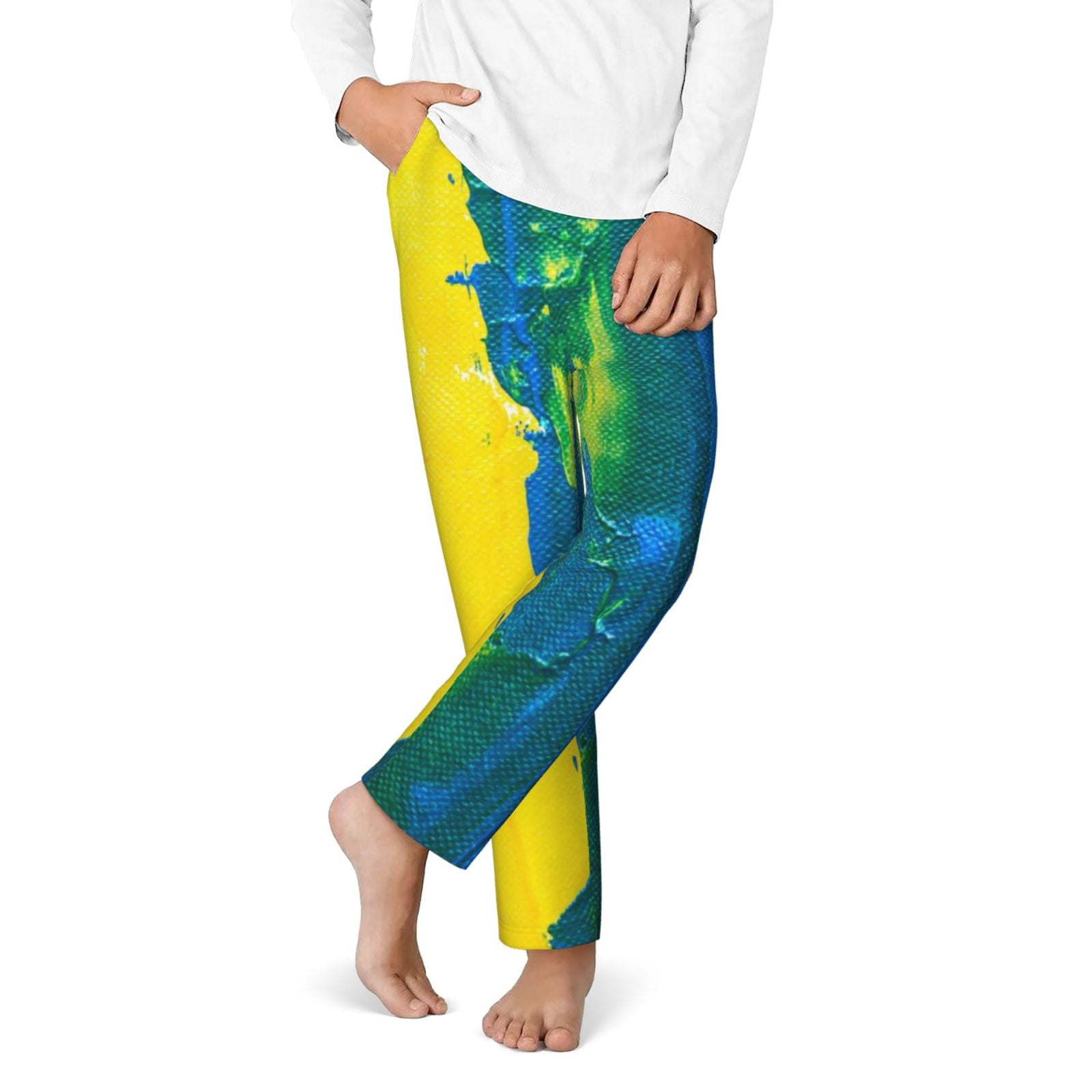 Disketp Rainbow Colored for Teenagers' Pajama Pants ,Lounge Pants Teen ...