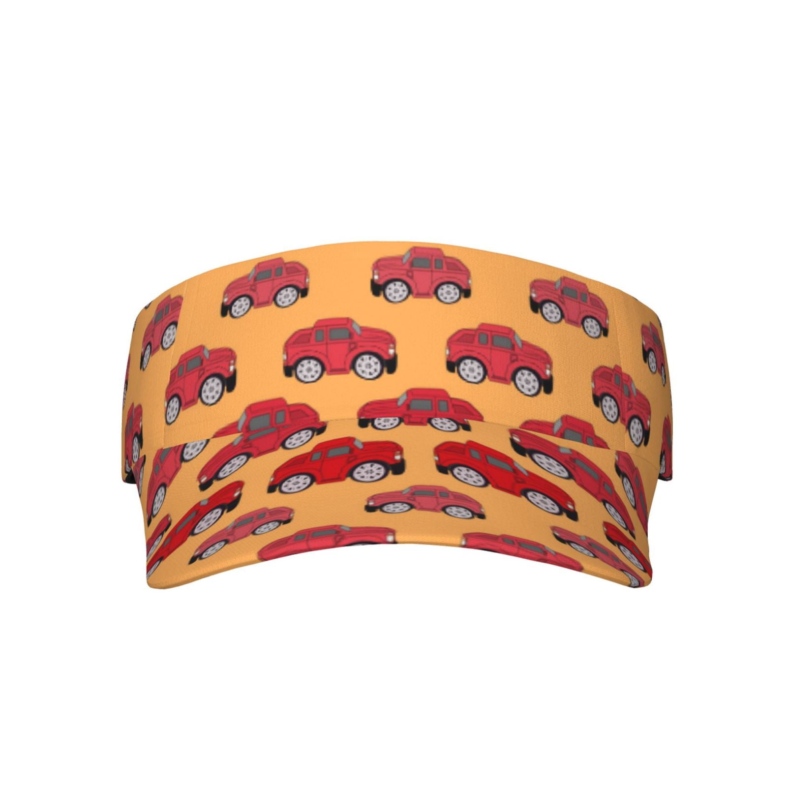Disketp Red Cars Sun Visors for Women Men Unisex Tennis Golf Visor Hat ...