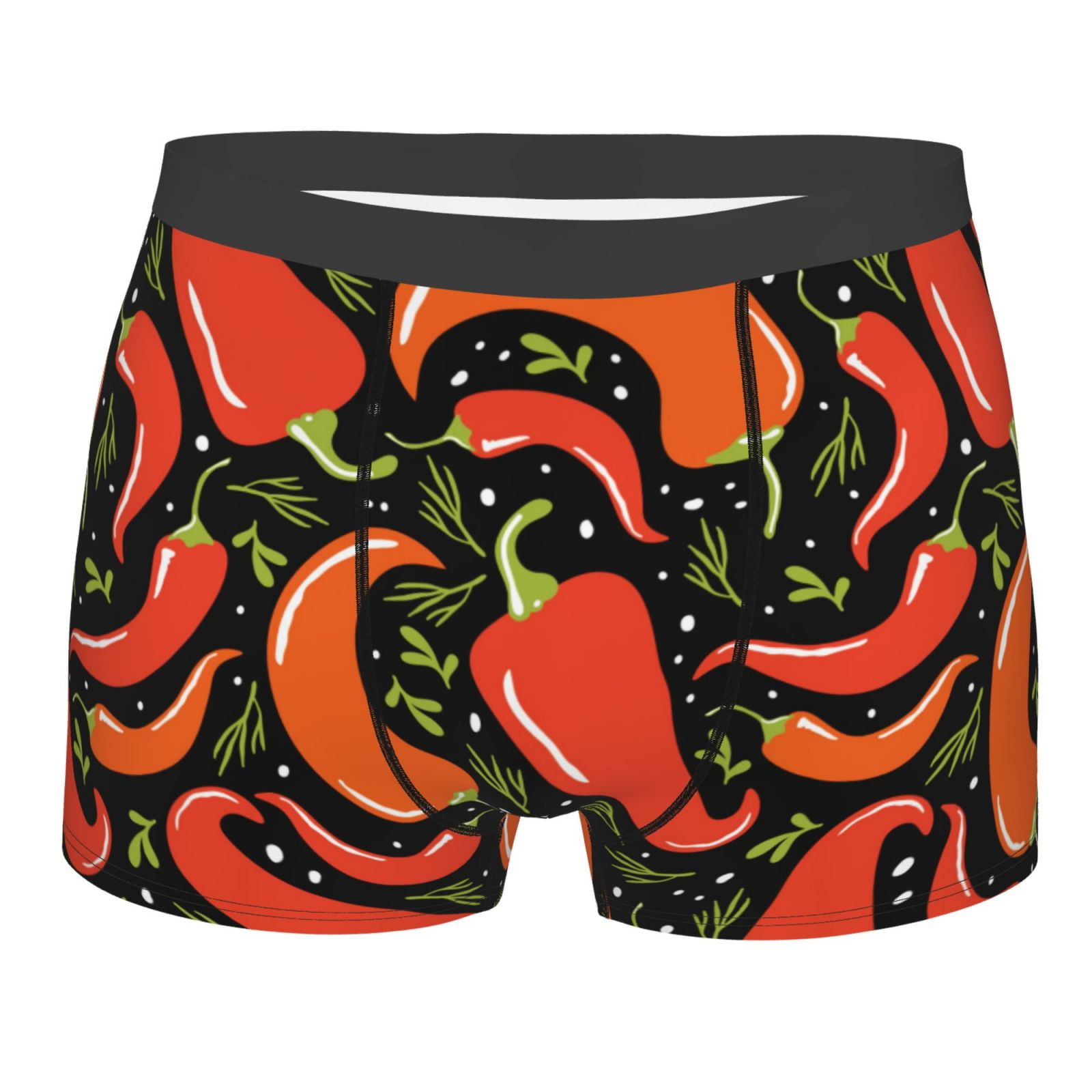 Disketp Red Hot Chili Men'S Boxer Briefs,Soft And Breathable Cotton ...