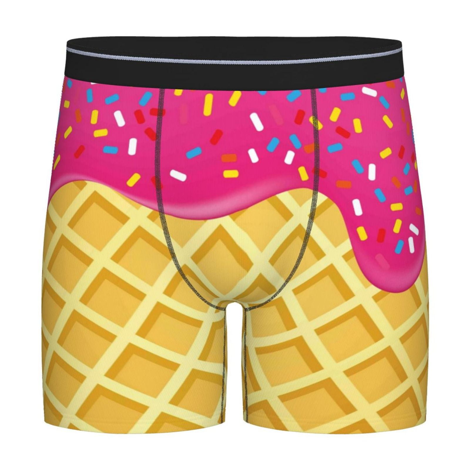 Disketp Red Ice Cream Men's Boxer Briefs Men’s Underwear Boxer Briefs ...