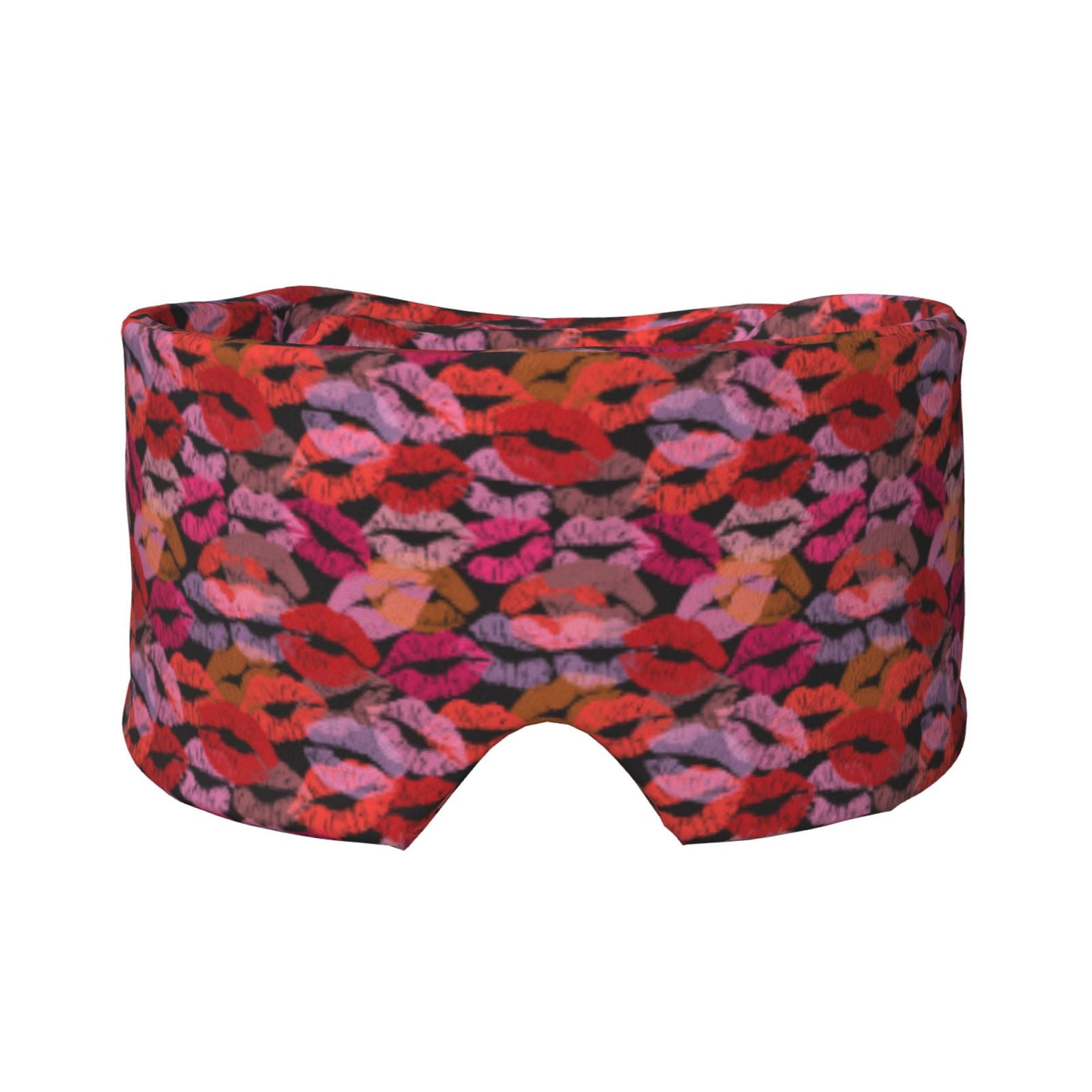 Disketp Red Lips Kissing Sleep Mask - Eye Mask for Sleeping, Full Eye ...