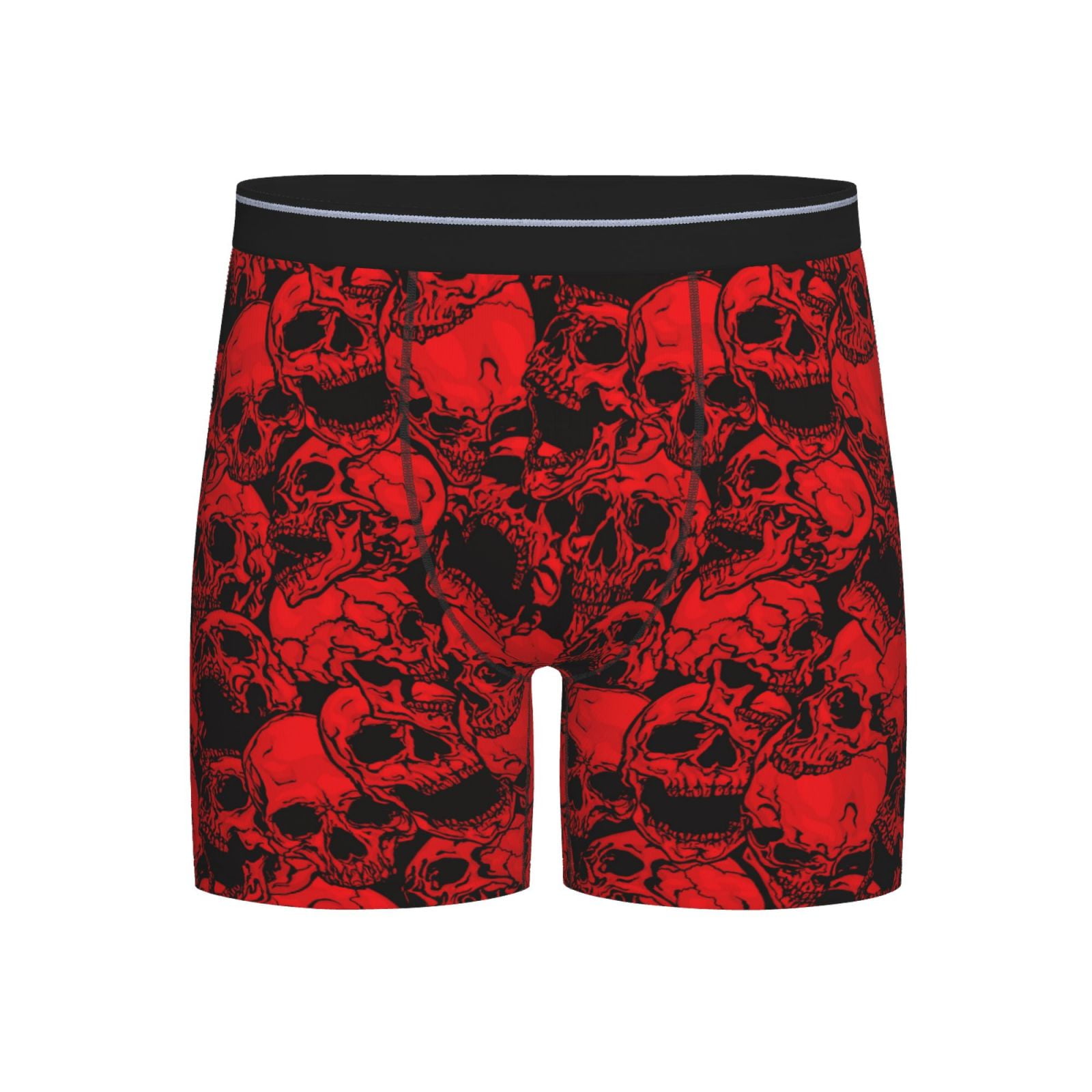 Disketp Red Skulls 3 Men's Boxer Briefs Men’s Underwear Boxer Briefs ...