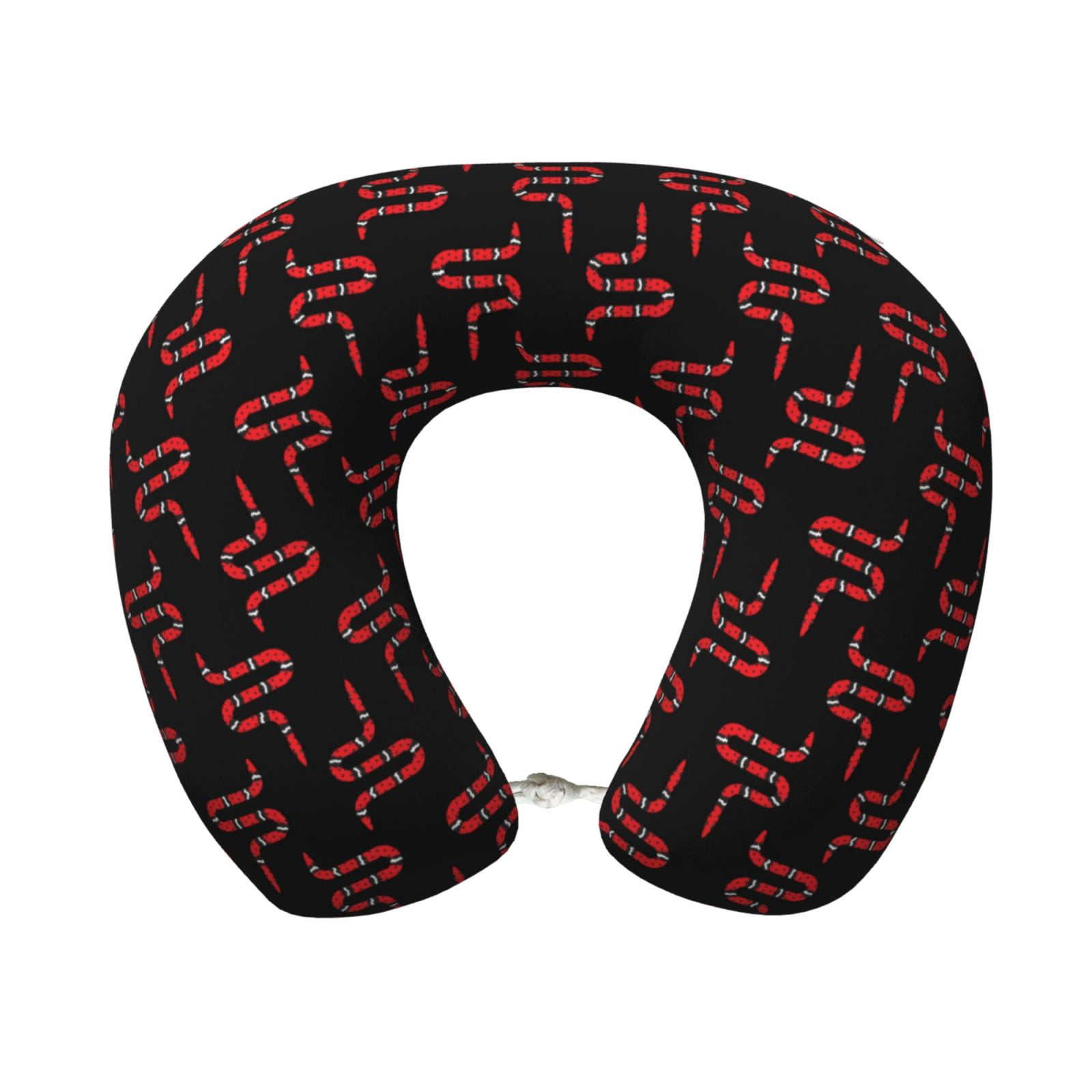 Disketp Red Snake Travel Pillow Memory Foam Neck Pillow Support Pillow ...
