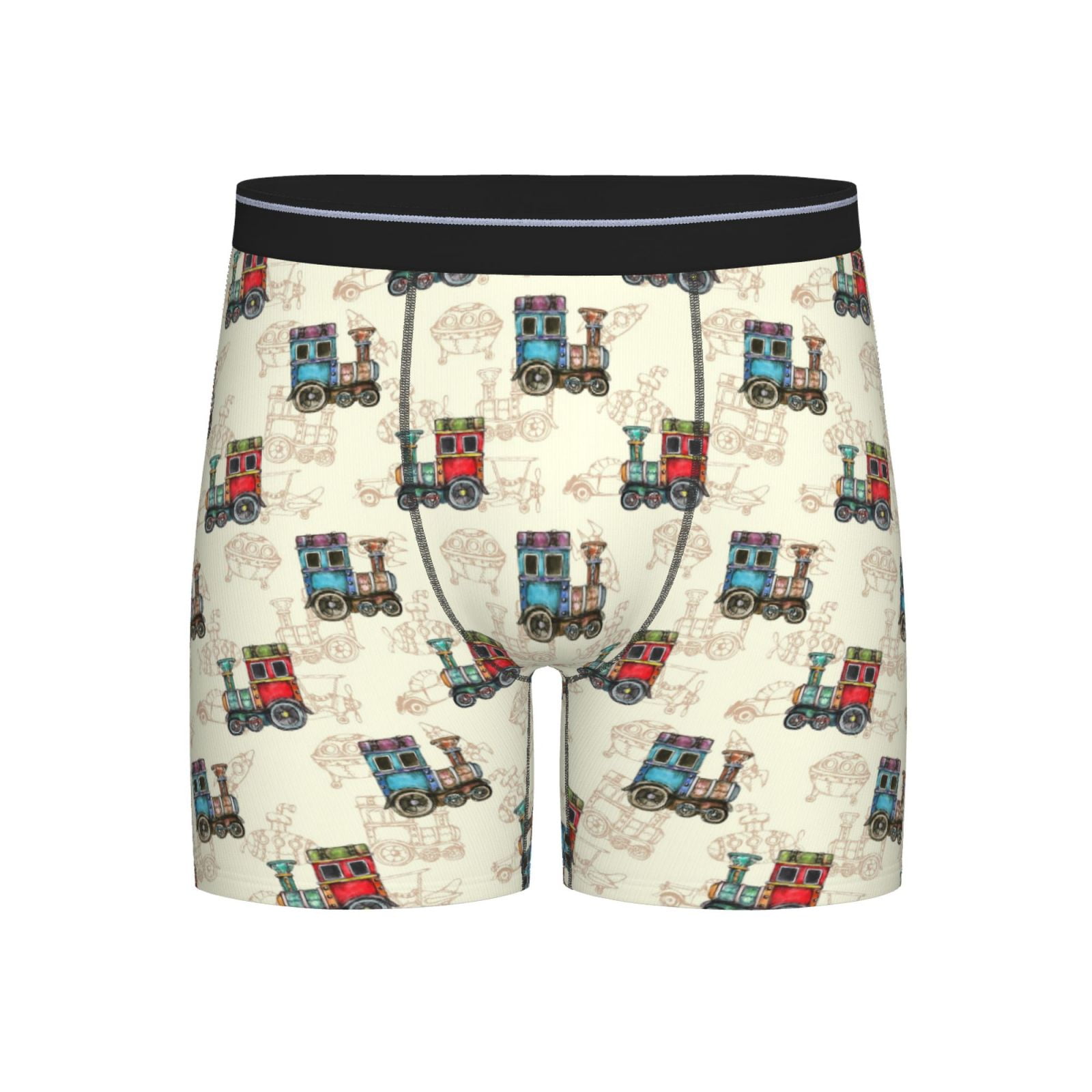 Disketp Retro Steampunk Vehicle Men's Boxer Briefs Men’s Underwear ...