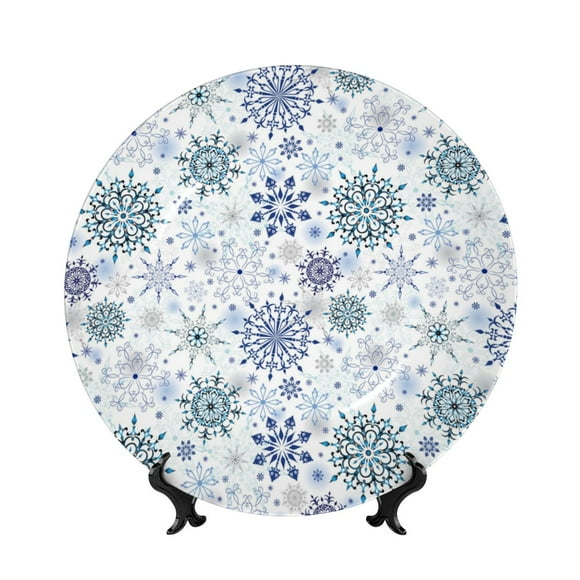 Christmas Snowflake Dinner Plates