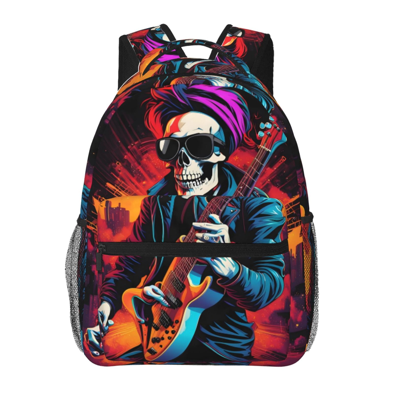 Disketp Rock Skull Singer Backpack for Men and Women - Lightweight ...