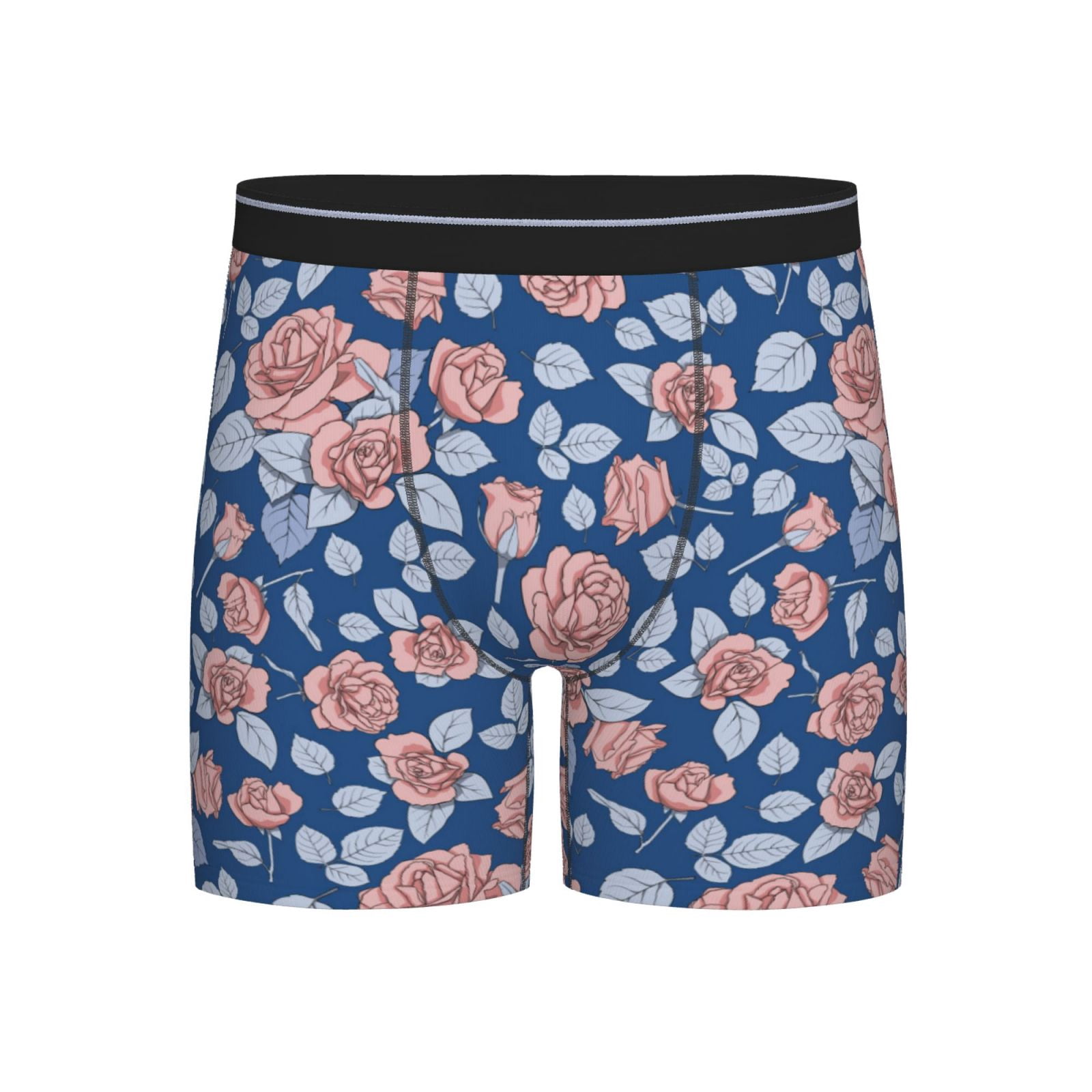 Disketp Rose Flowers Men's Boxer Briefs Men’s Underwear Boxer Briefs ...