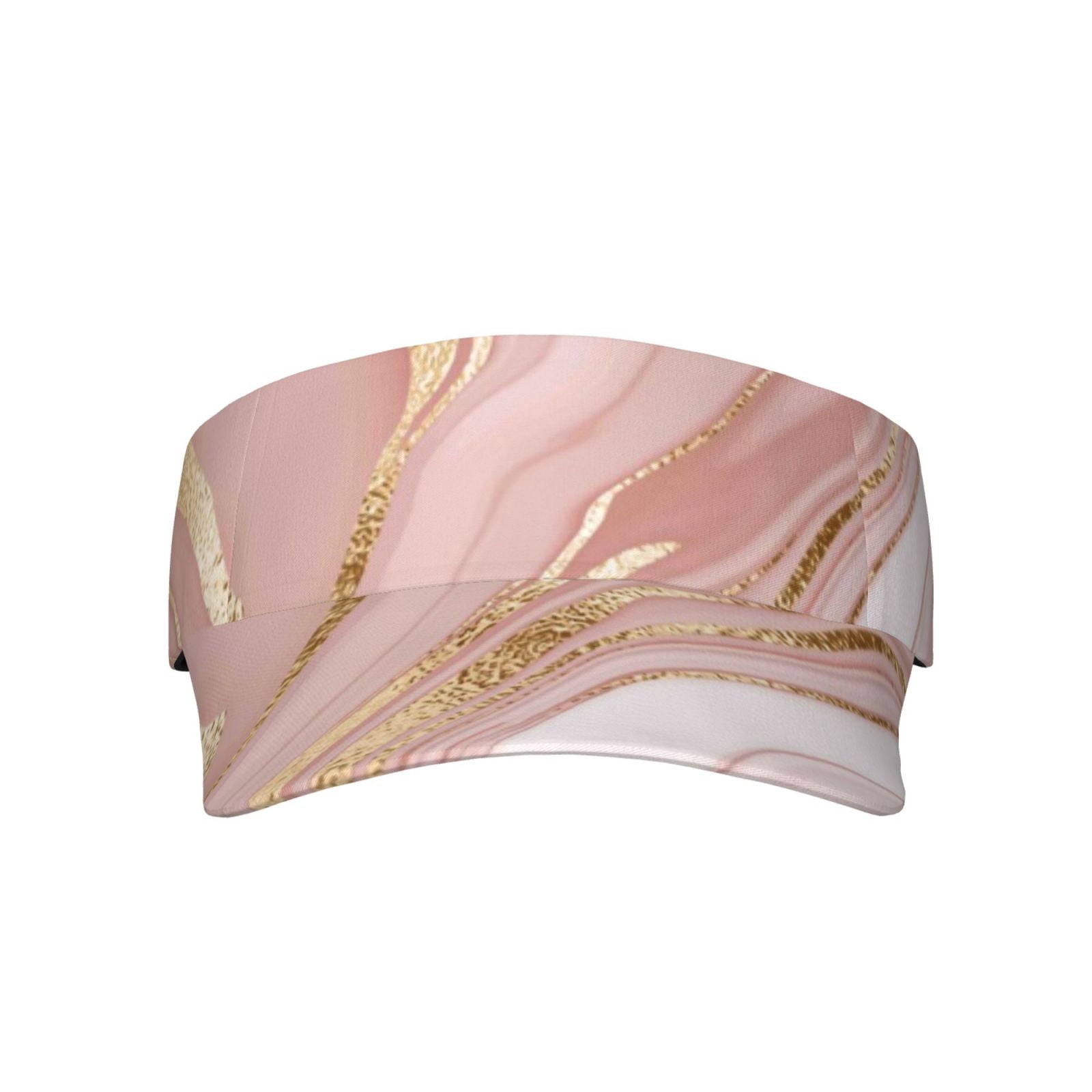 Disketp Rose Gold Glitter Splatter Sun Visors for Women Men Unisex ...