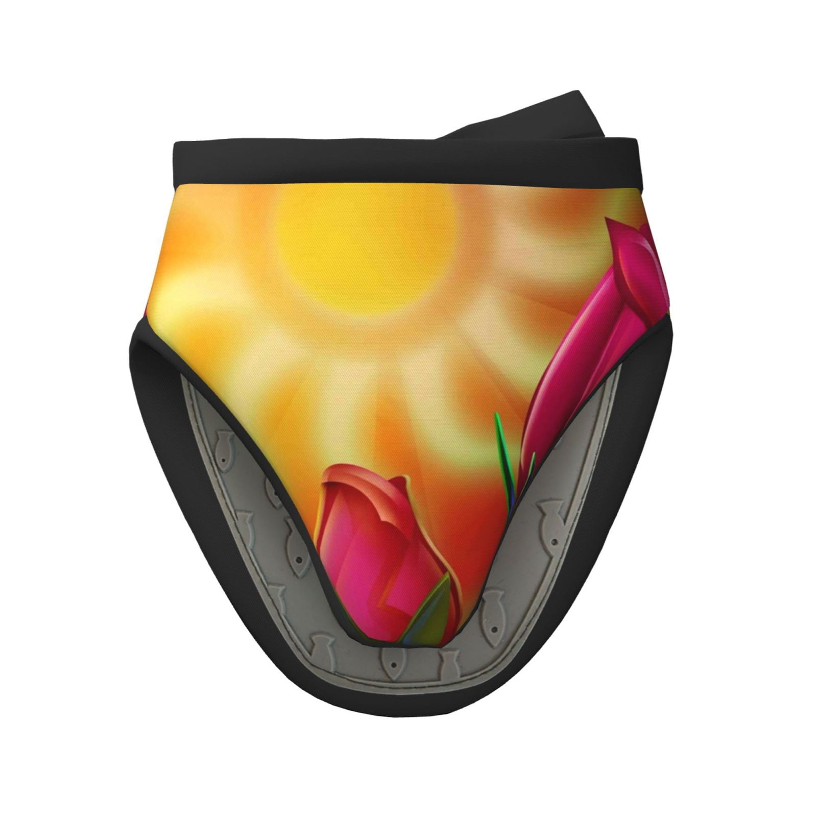 Disketp Rose Psychedelic Non-Slip Mini Oven Mitt Set, Short Oven Mitts ...