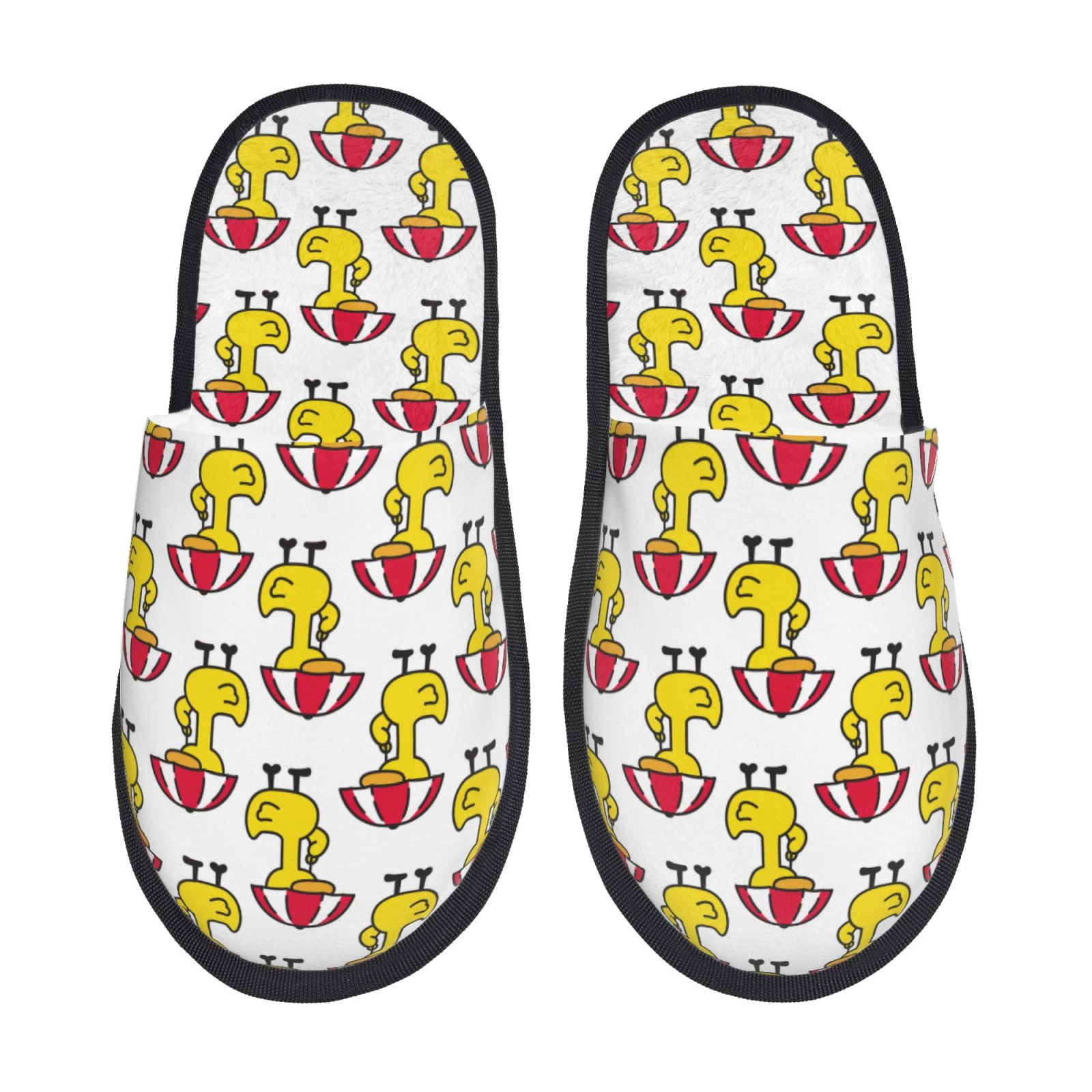 Disketp Rubber Duck Chicken Bird Fuzzy House Memory Foam Slippers ...