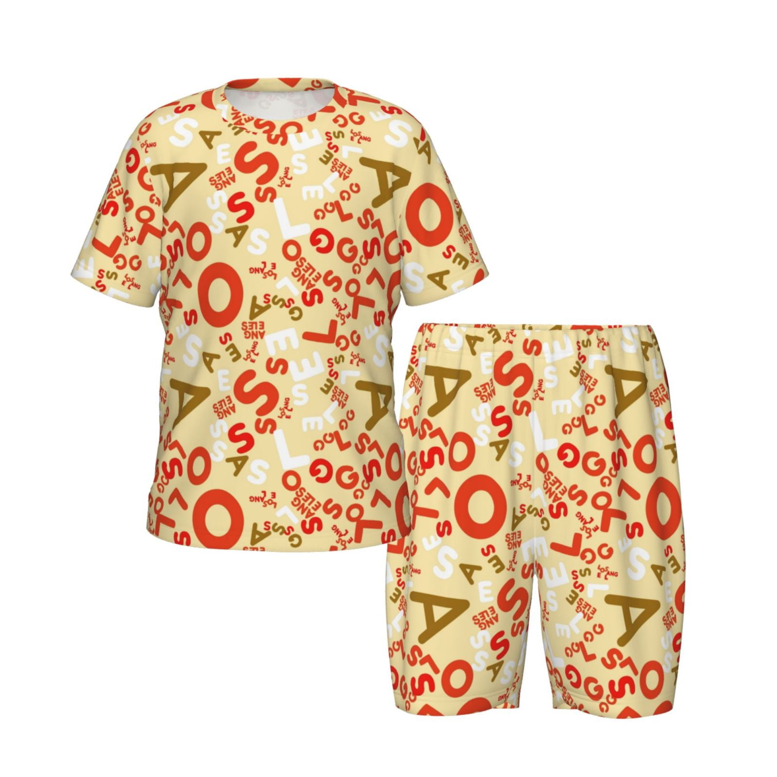 Disketp Scandinavian Alphabet2 for Kids Short Sleeve Pajamas Kids ...
