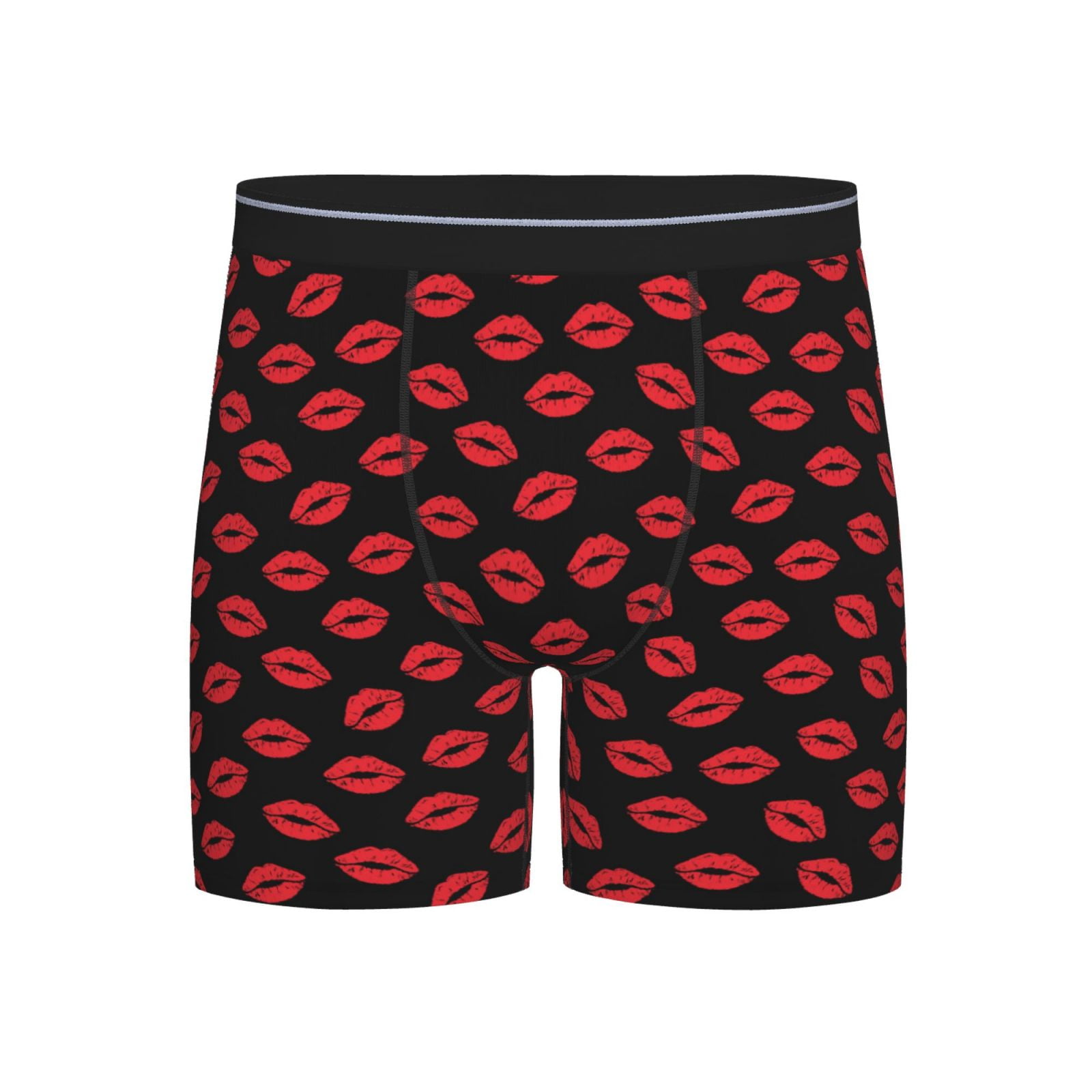 Disketp Sexy Red Lips Kiss Men's Boxer Briefs Men’s Underwear Boxer ...