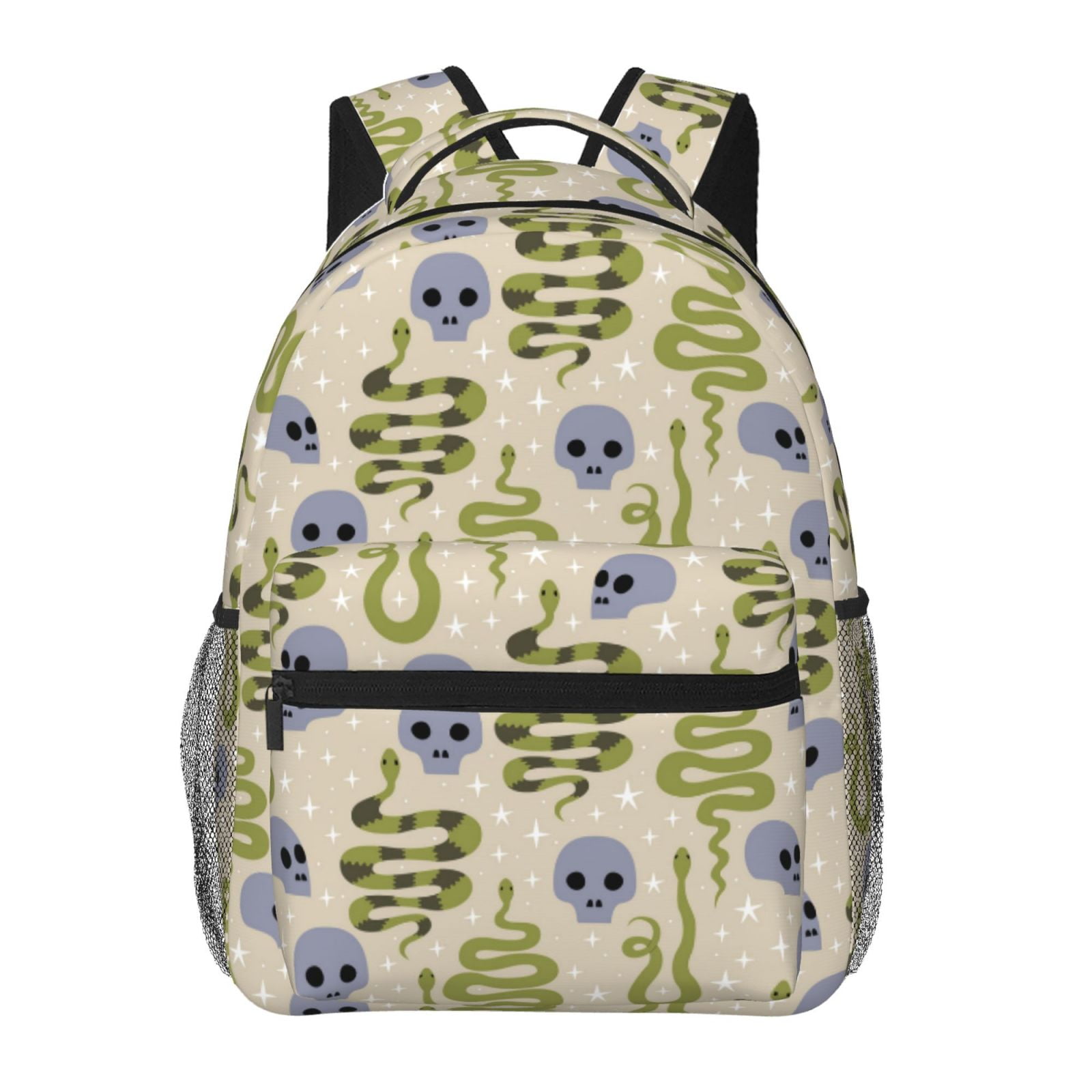 Disketp Skull Snake Backpack for Men and Women - Lightweight Backpack ...