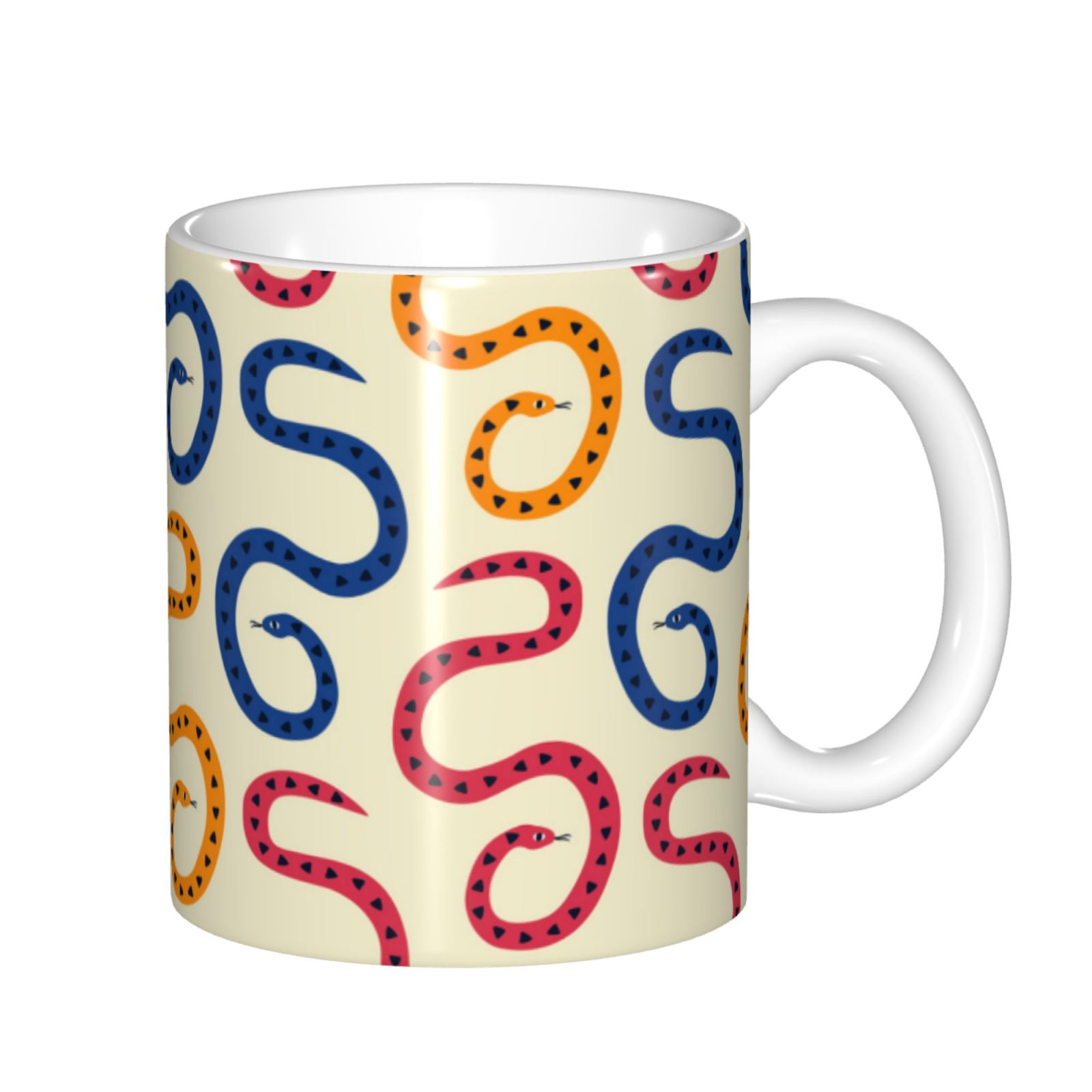 Disketp Snake Large Coffee Mug with Handle Tea Cup Novelty Coffee Cup ...