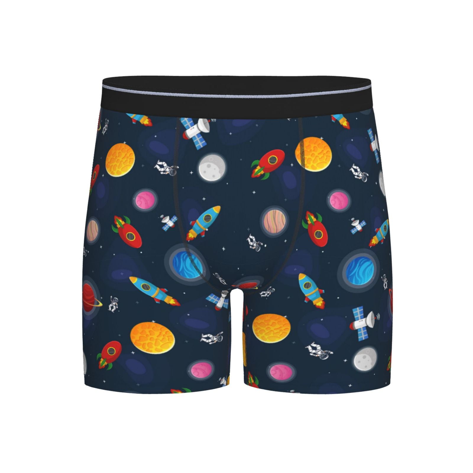 Disketp Space Cartoon Men's Boxer Briefs Men’s Underwear Boxer Briefs ...