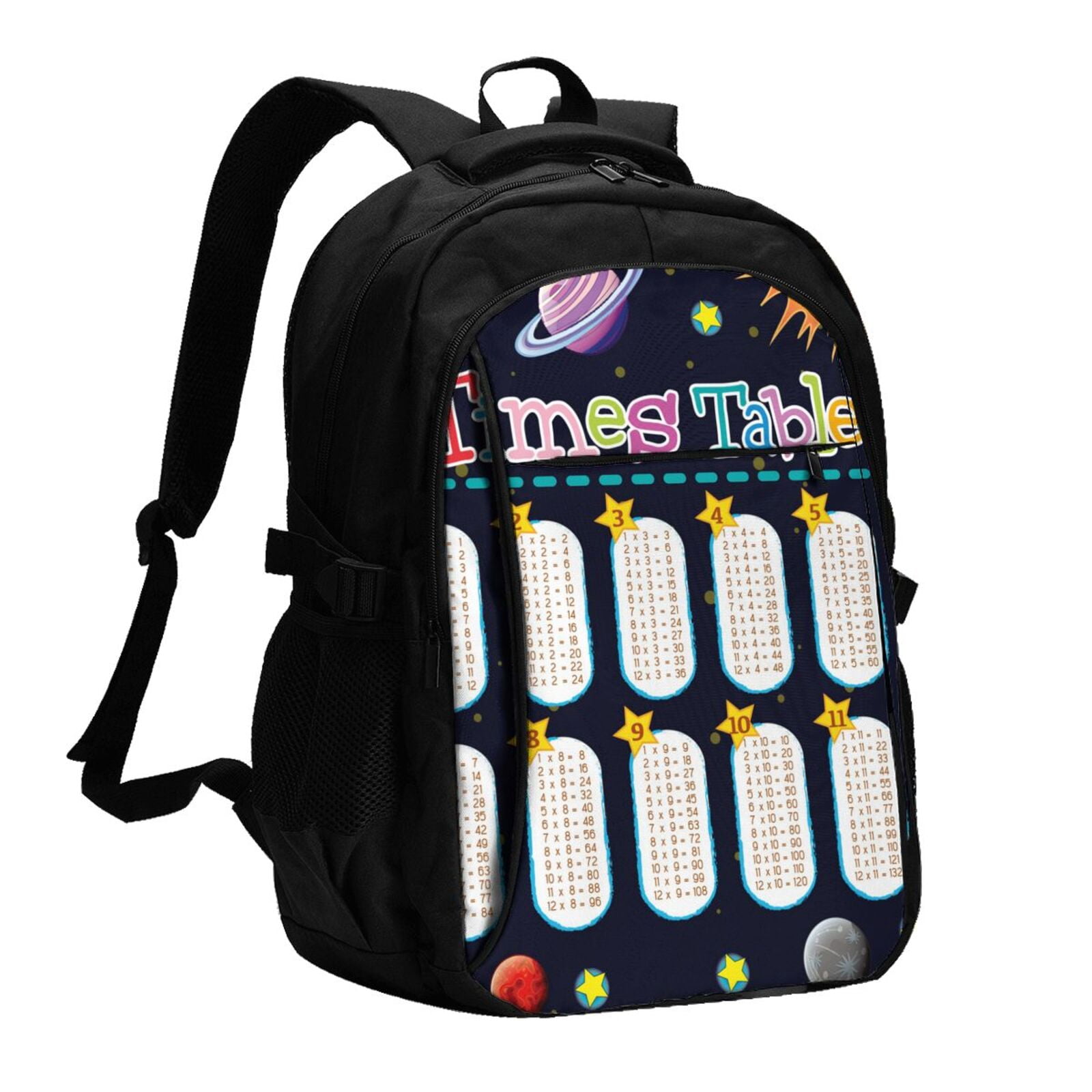 Disketp Space Math Times Tables Travel Laptop Backpack, Laptops ...