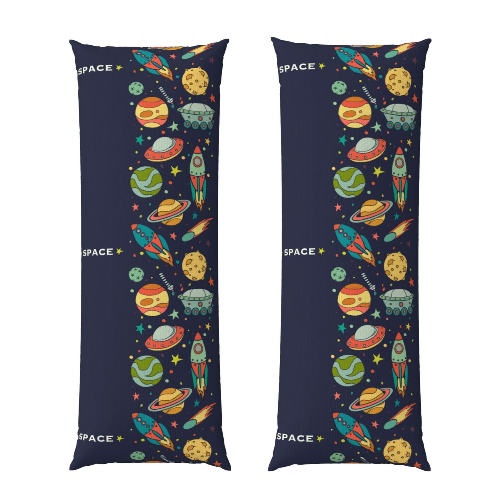 Disketp Space Print Body Pillow Cover - Super Soft 20x54 Body Pillow ...