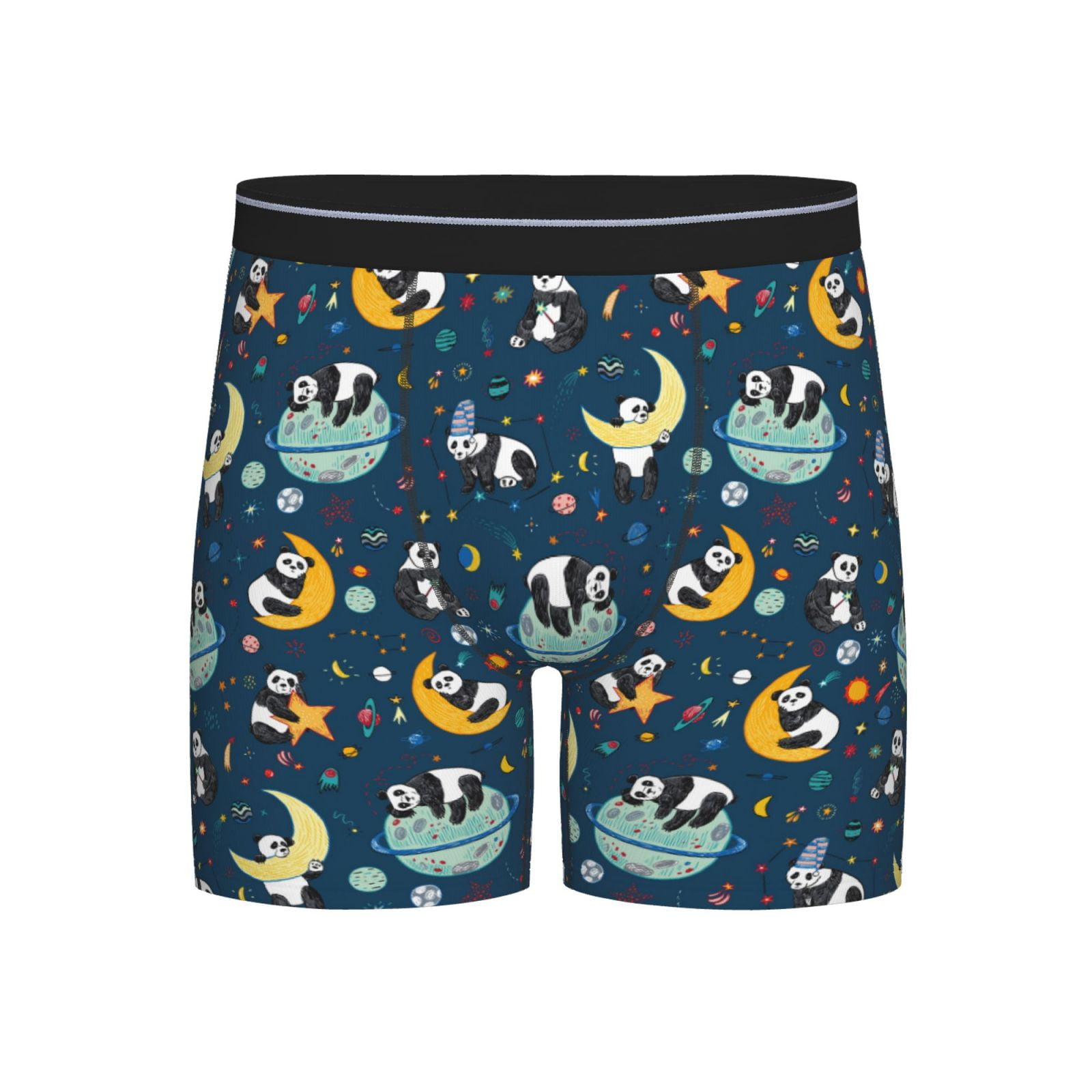Disketp Space Sleeping Panda Men's Boxer Briefs Men’s Underwear Boxer ...