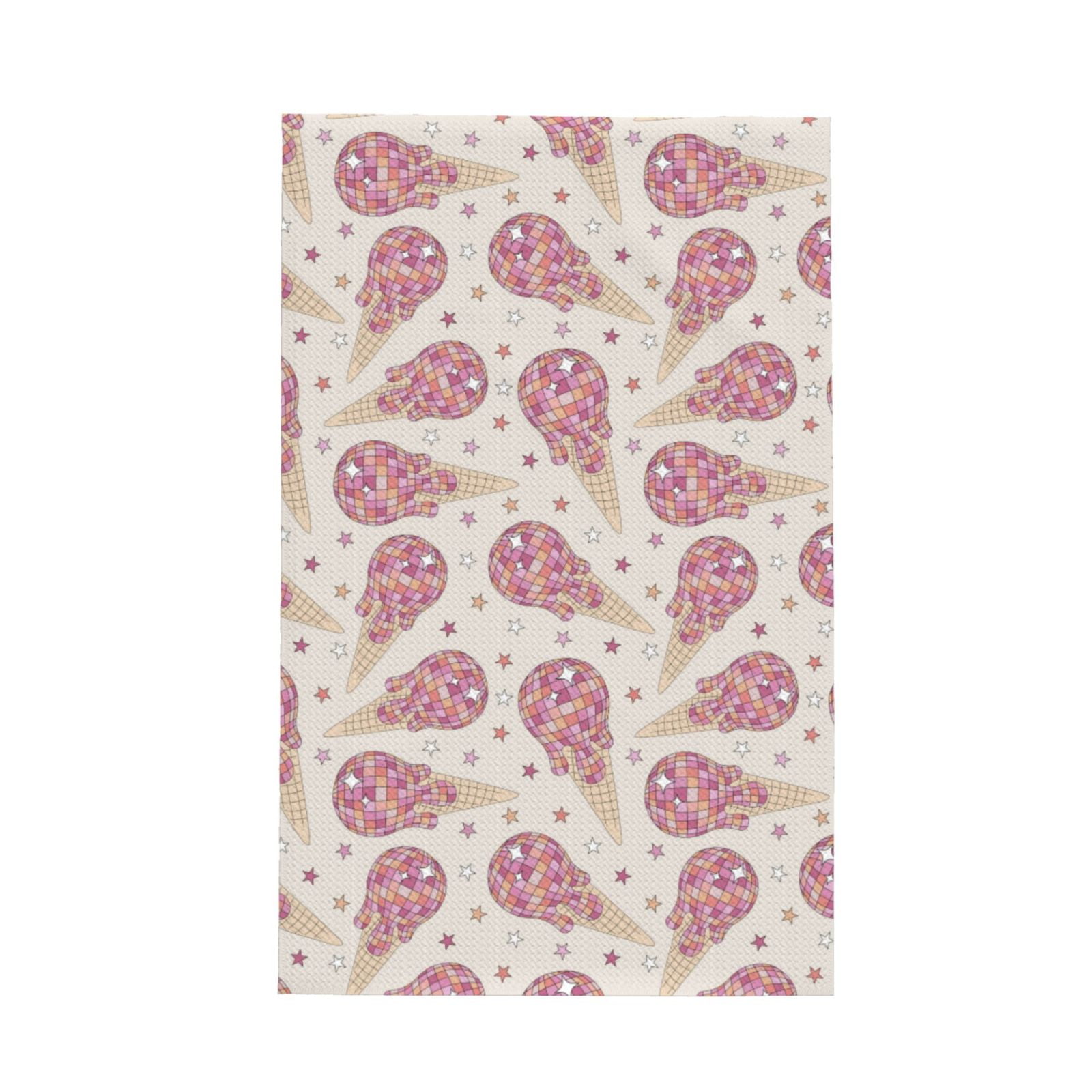 Disketp Sparkling Ice Cream Waffle Weave Kitchen Dish Cloth,Super ...