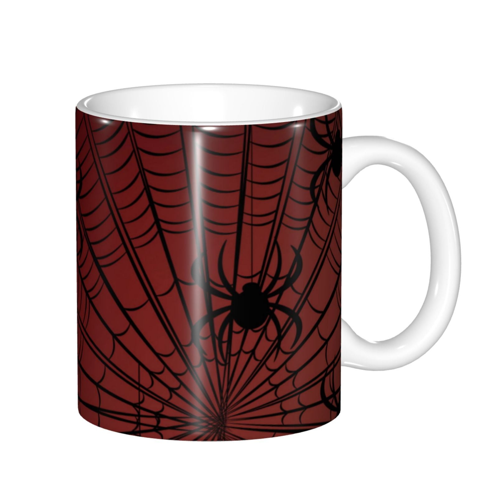 Disketp Spiders On A Web Large Coffee Mug with Handle Tea Cup Novelty ...