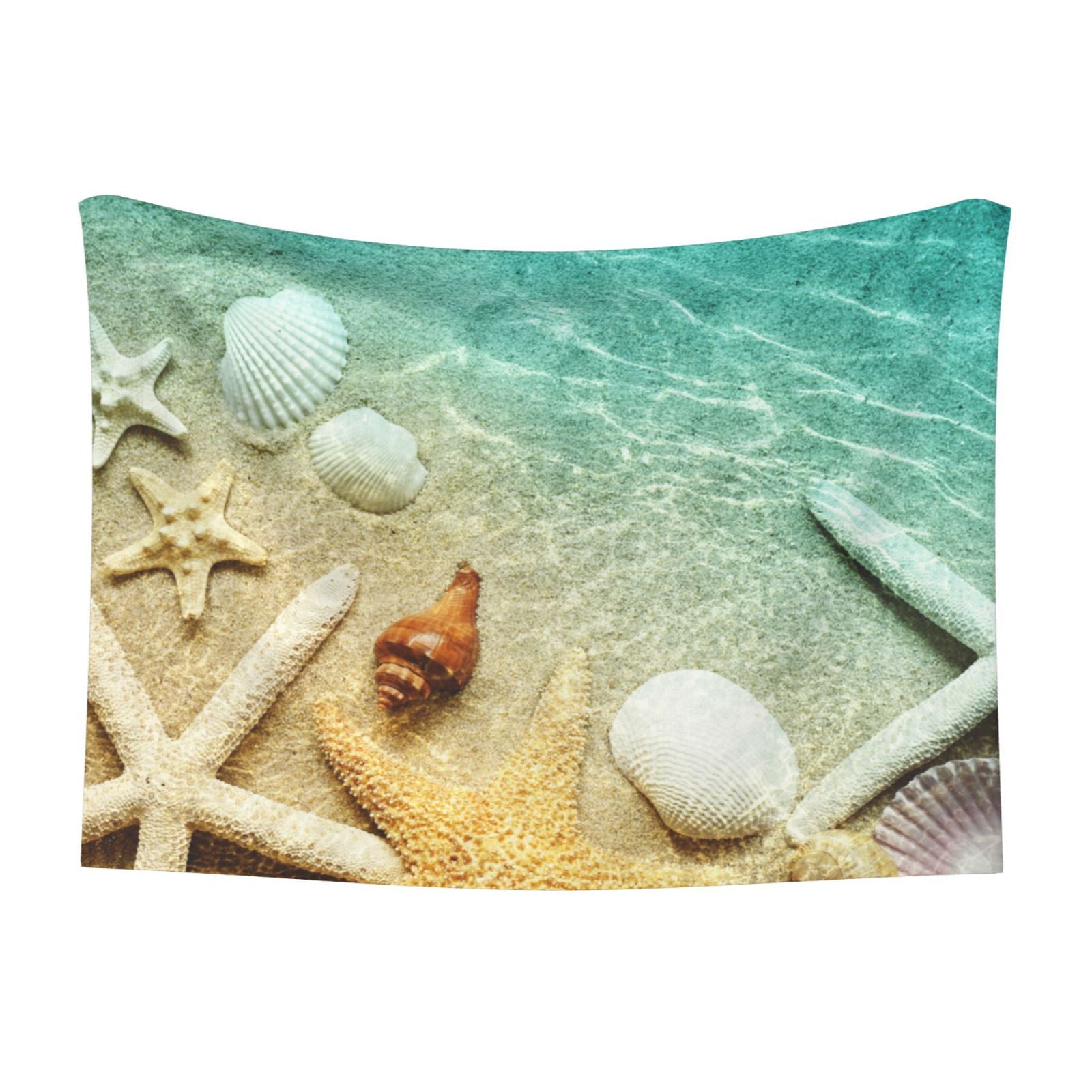 Disketp Starfish And Seashell On The Beach Dog Blanket/Bed Cover for ...