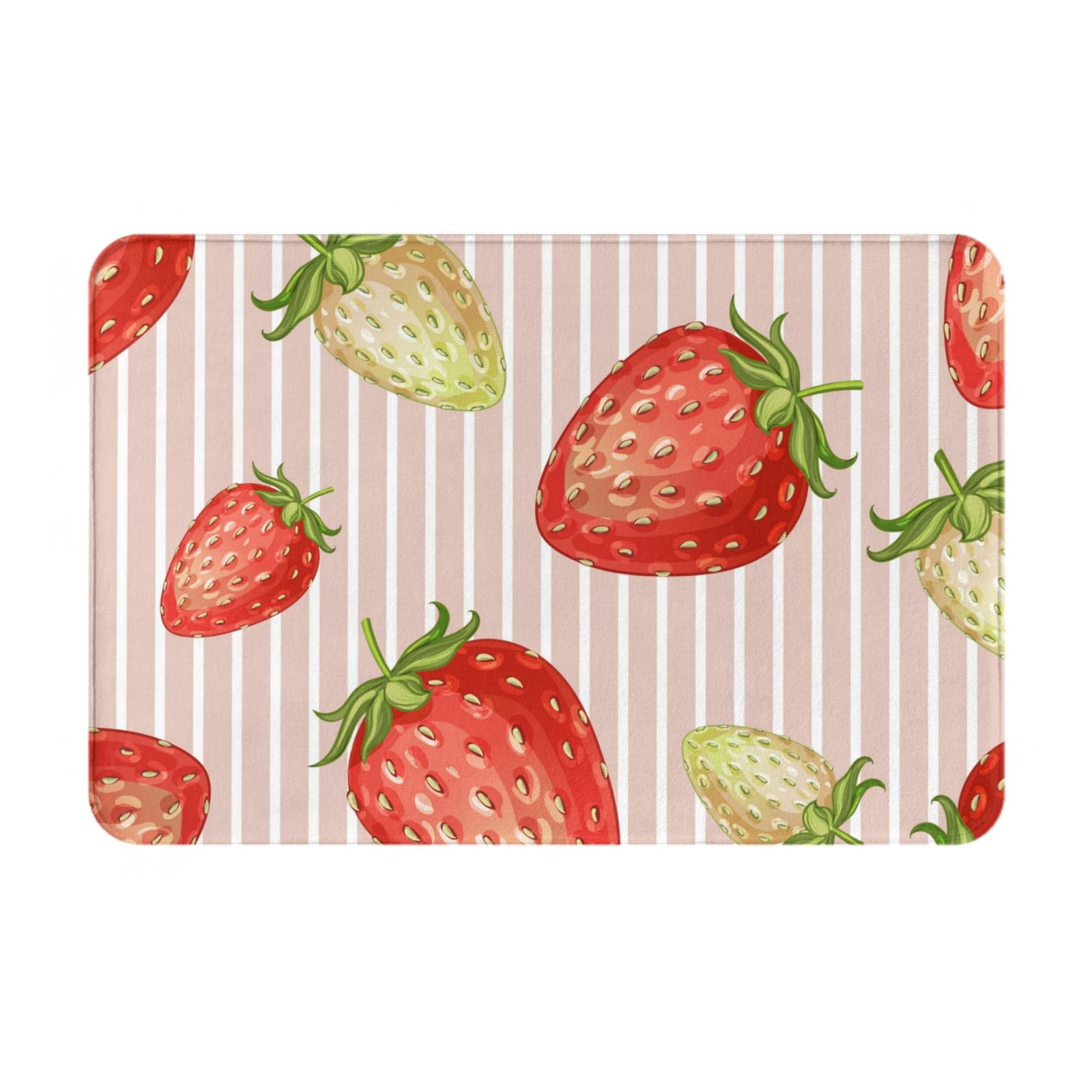 Disketp Strawberries Mat For Front Door Outside - Doormat Outdoor ...