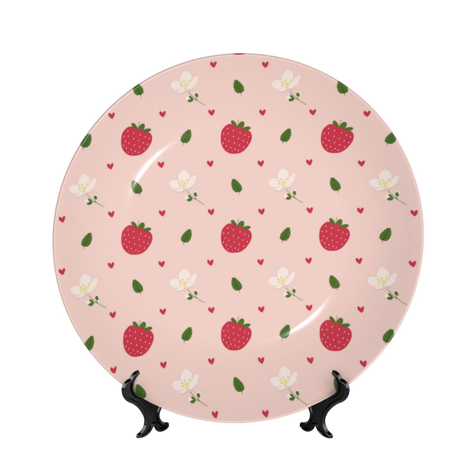 Disketp Strawberry Ceramic Plate Dinner Plates Bone China Decorative ...