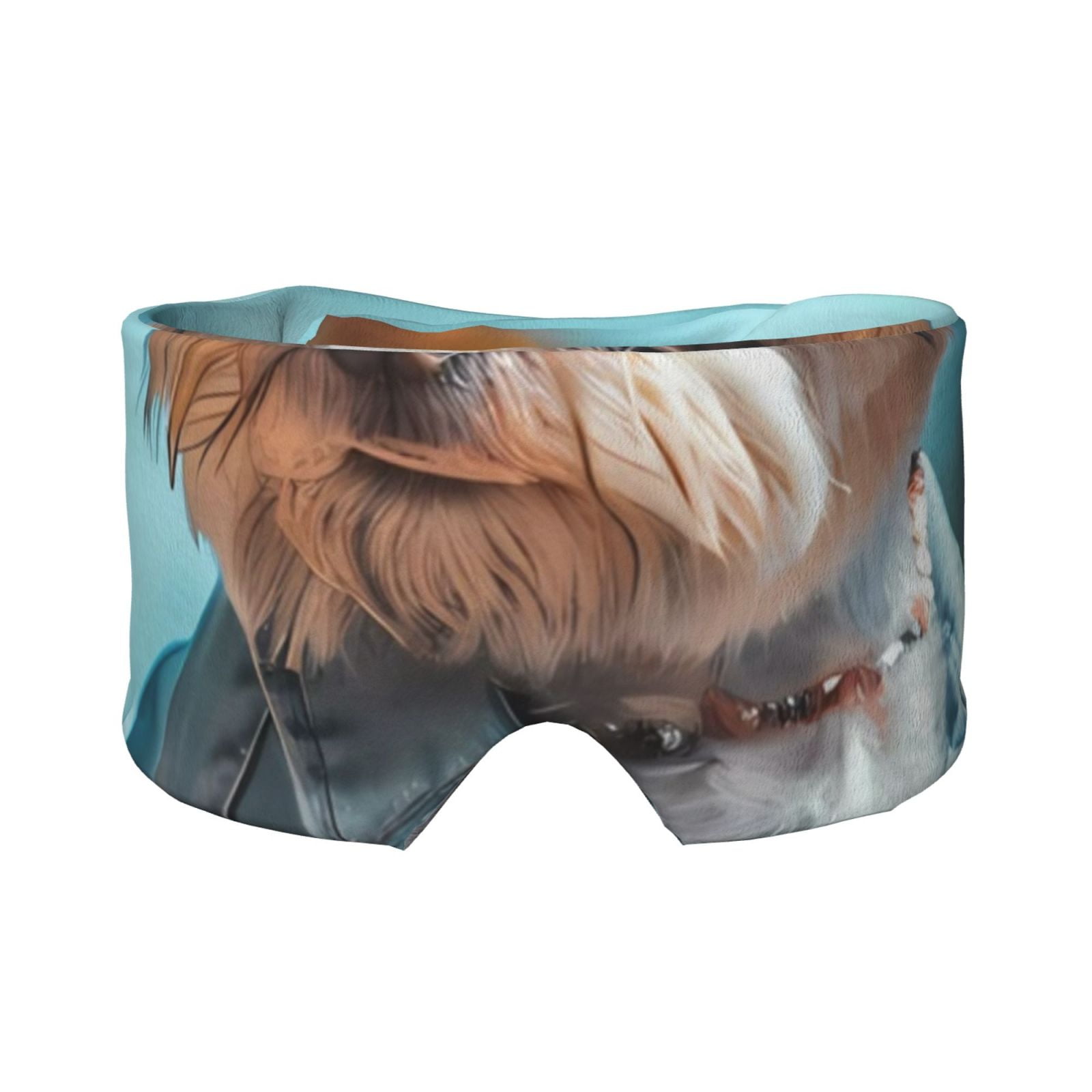Disketp Stylish Dog in Denim Outfit Sleep Mask - Eye Mask for Sleeping ...