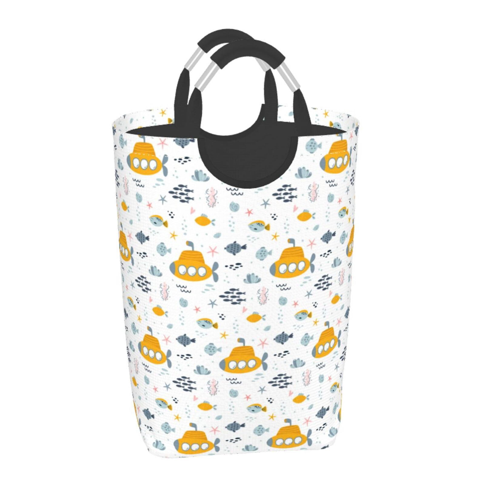 Disketp Submarine Ship Square Laundry Bag Large Collapsible Dirty ...