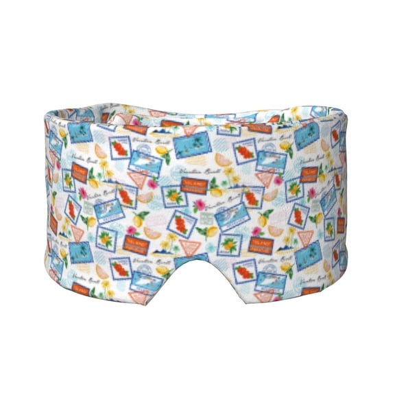 Disketp Summer Stamp Sleep Mask - Eye Mask for Sleeping, Full Eye ...