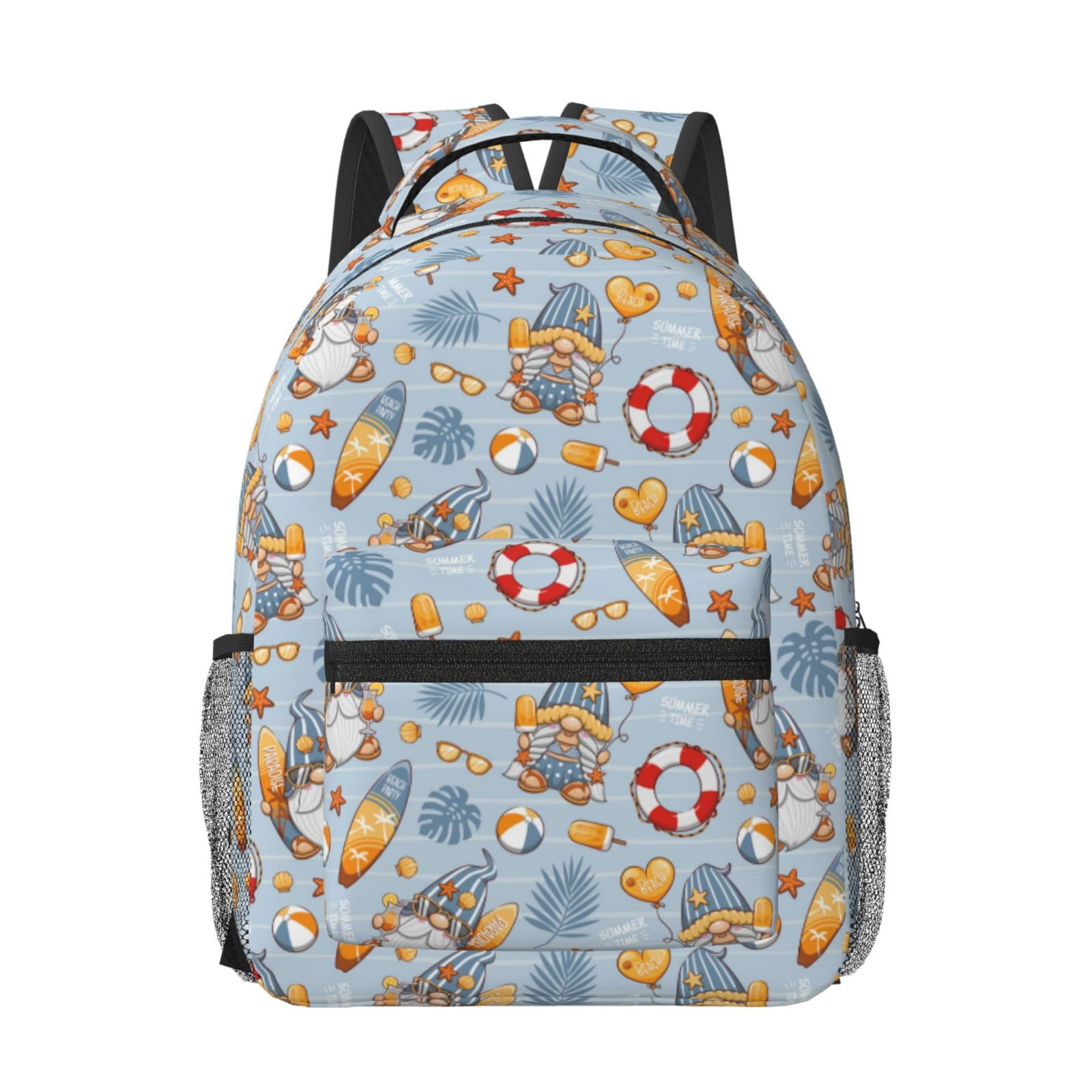 Disketp Summer Time With Gnome Backpack - Comfortable Daypack with The ...