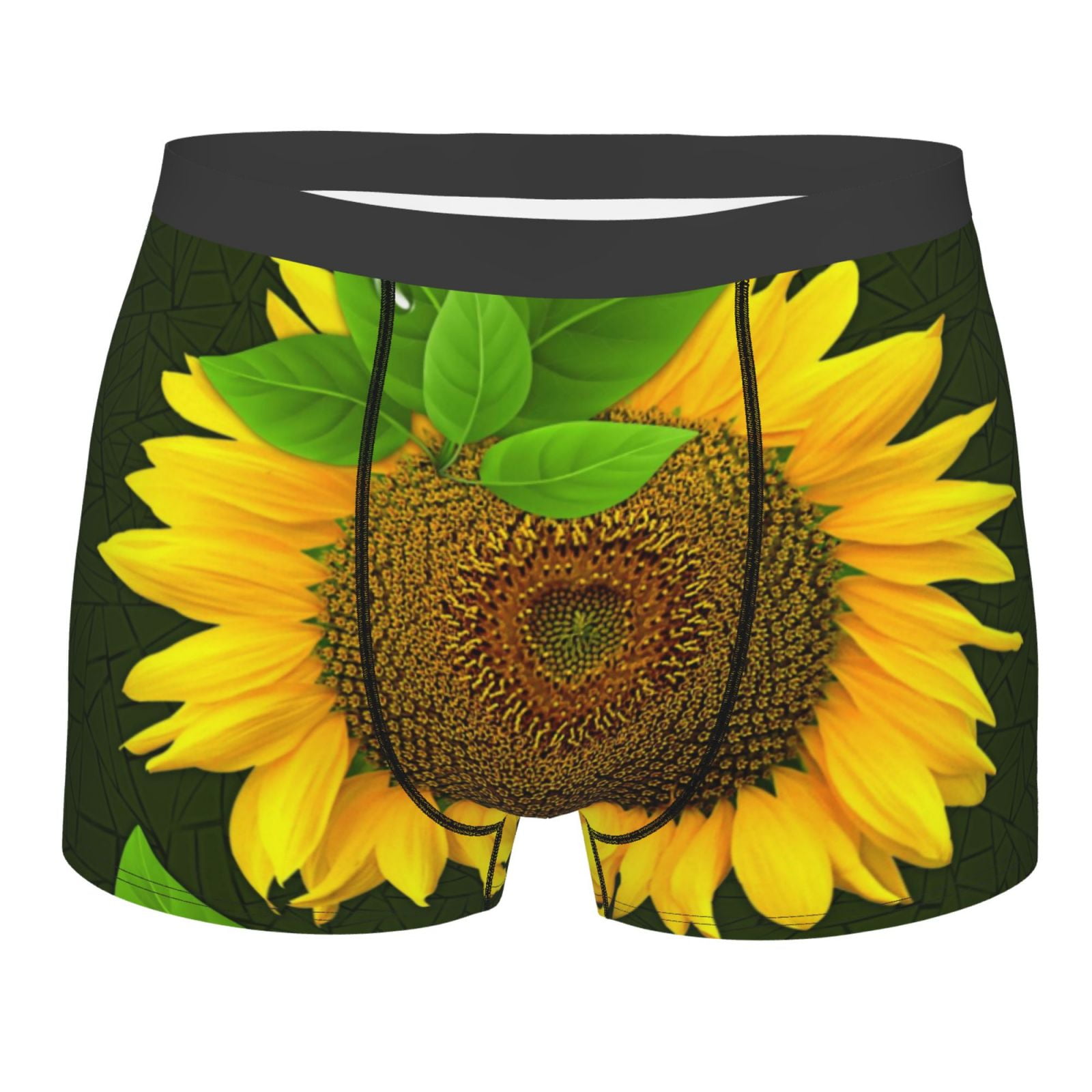 Disketp Sunflower Men'S Boxer Briefs,Soft And Breathable Cotton ...
