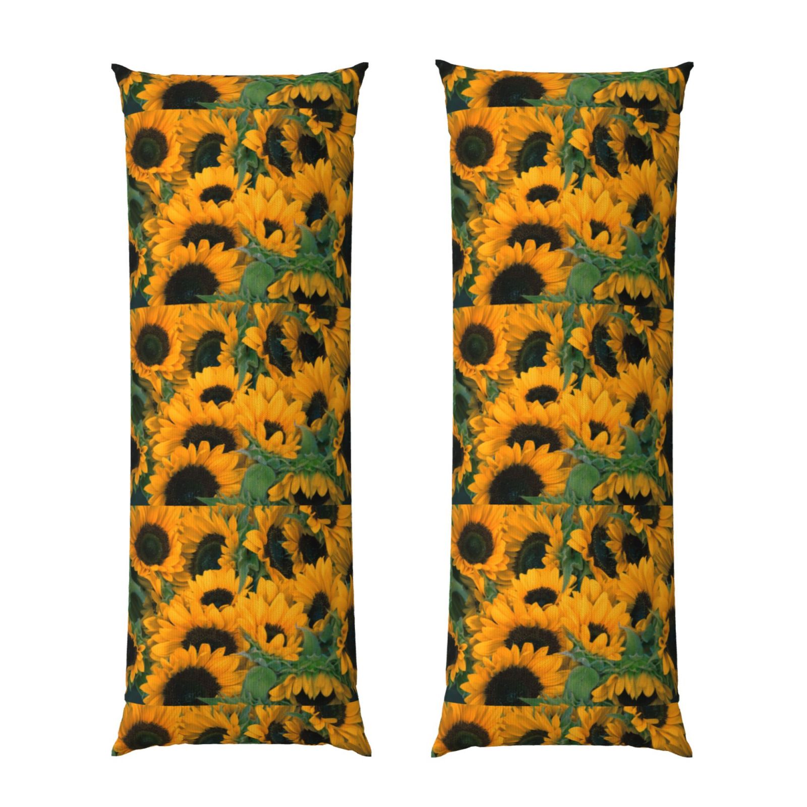 Disketp Sunflowers Print Body Pillow Cover - Super Soft 20x54 Body ...