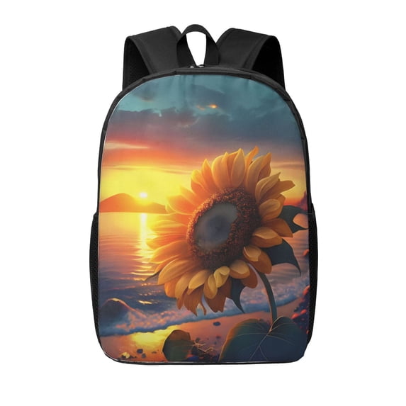 Disketp Sunset Coast Sunflower School Backpack, Lightweight Basic ...