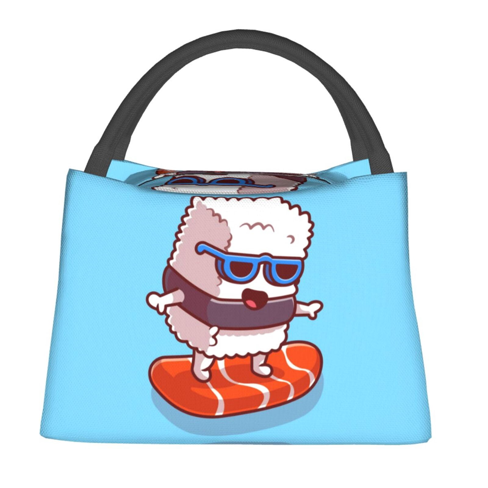 Disketp Sushi Salmon Surfing Insulated Bags, Insulated Cooler Bag Totes ...
