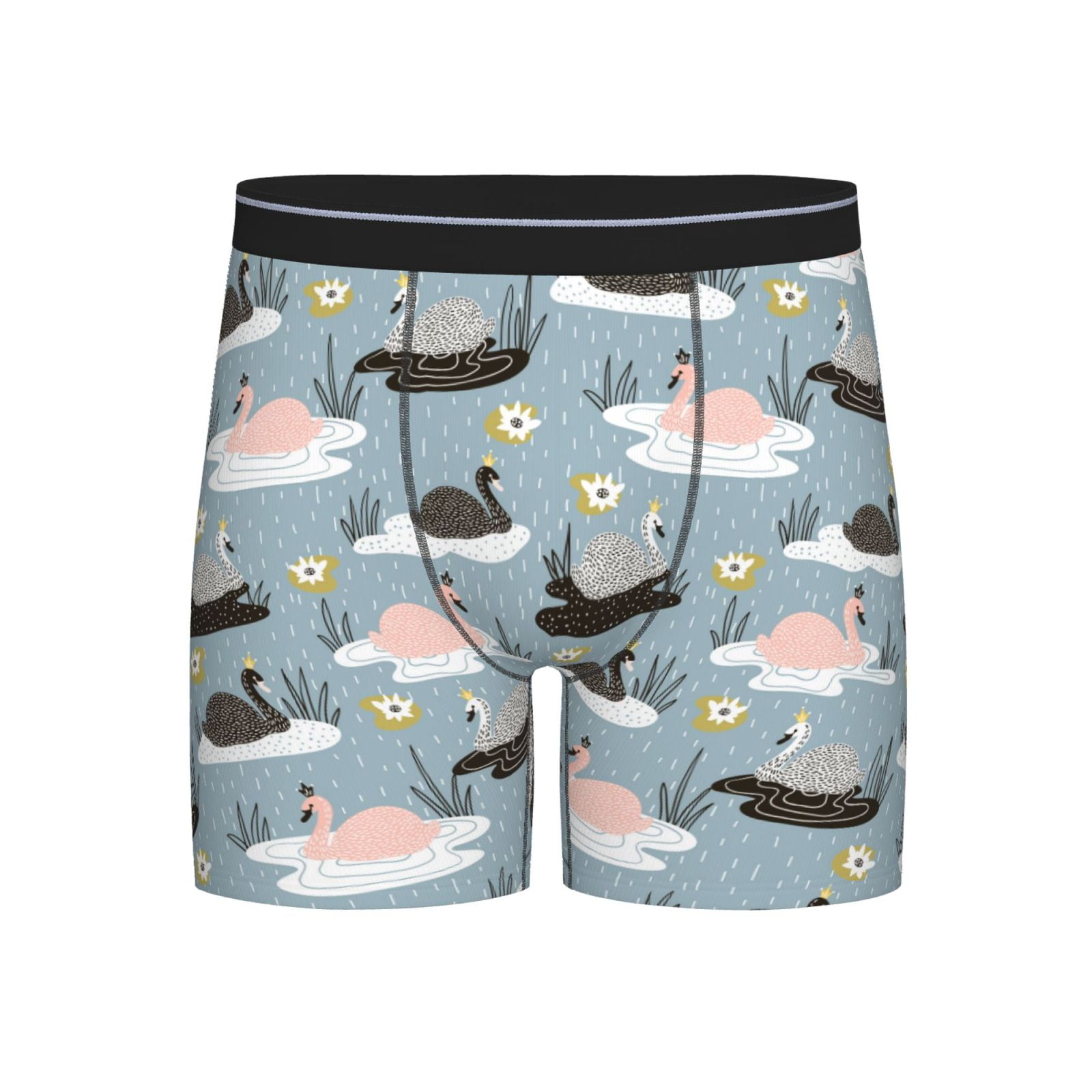 Disketp Swan Princess On Lake Men's Boxer Briefs Men’s Underwear Boxer ...