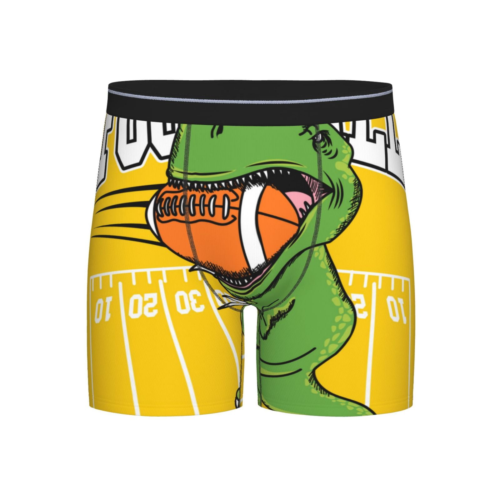Disketp T-Rex Playing Football Men's Boxer Briefs Men’s Underwear Boxer ...