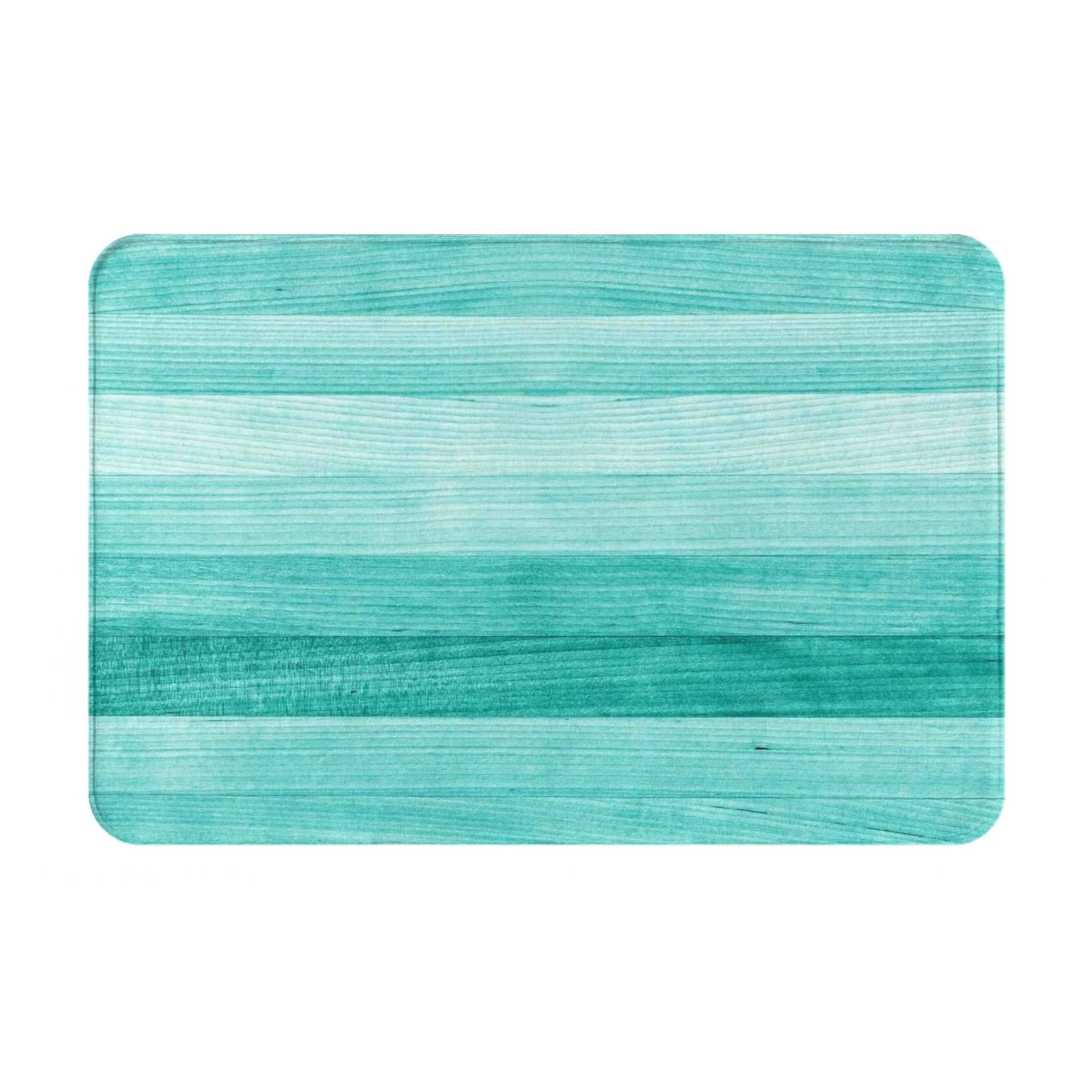 Disketp Teal Turquoise Mat For Front Door Outside - Doormat Outdoor ...