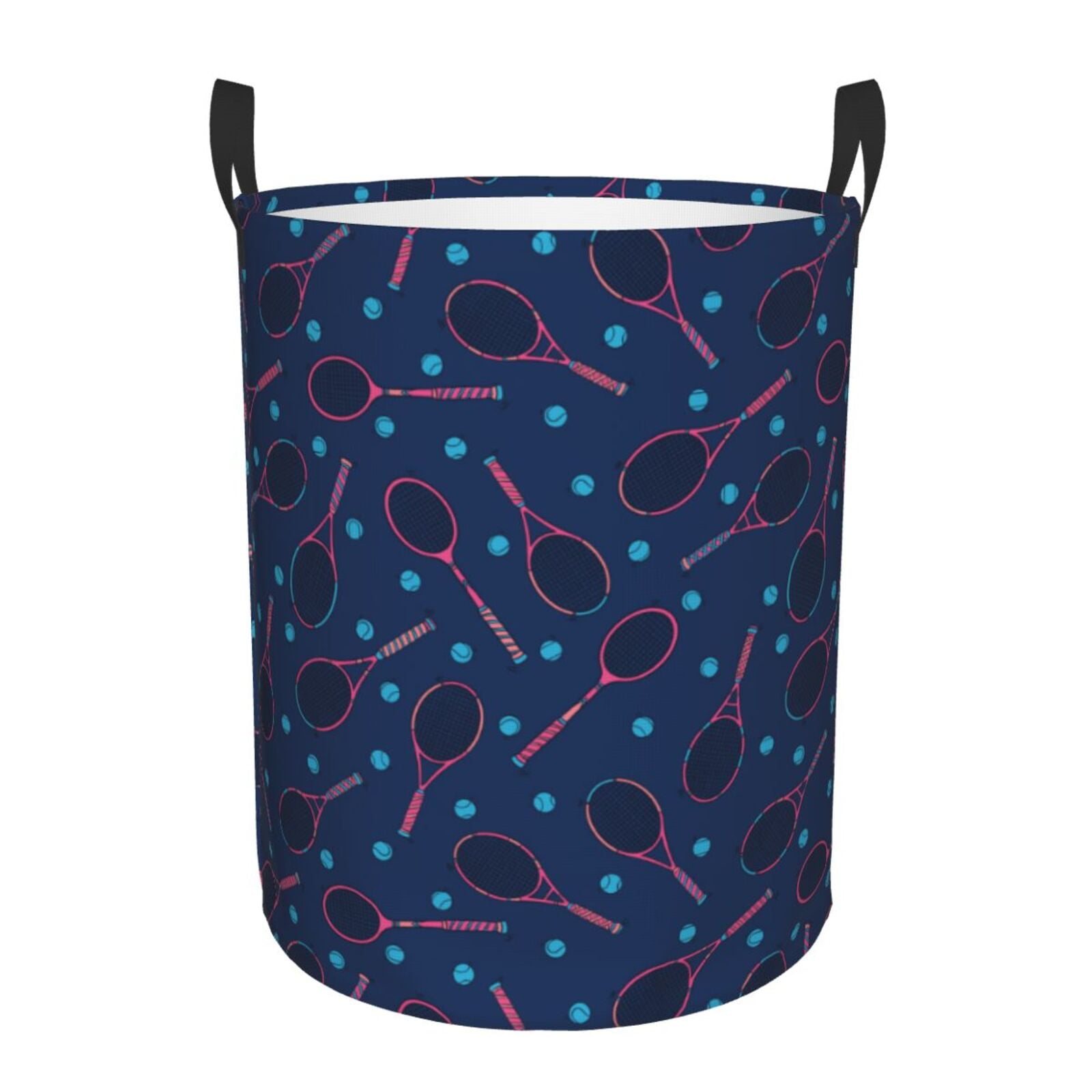 Disketp Tennis Racket for Round Single Layer Dirty Clothes Basket with ...