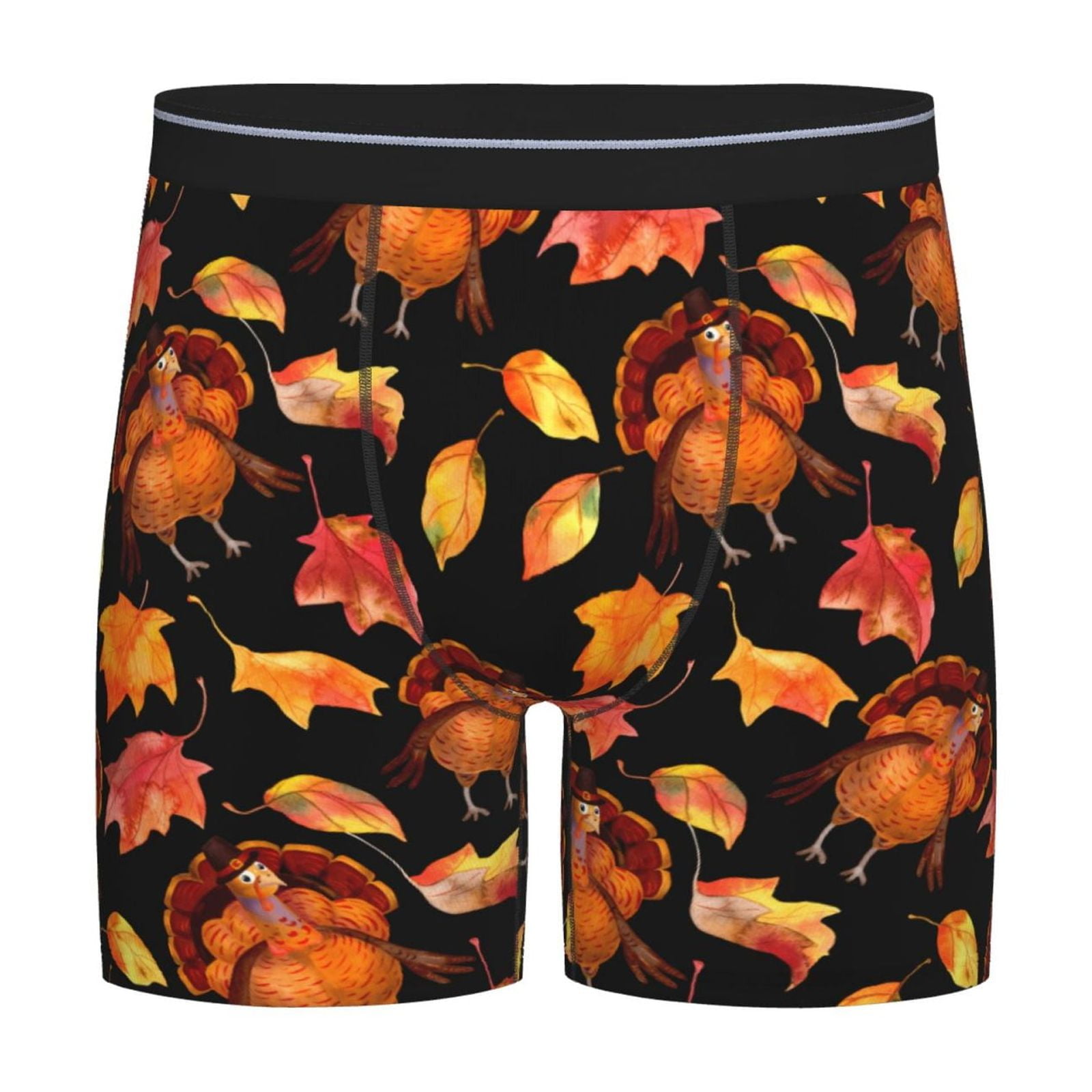 Disketp Thanksgiving Turkey 1 Men's Boxer Briefs Men’s Underwear Boxer ...