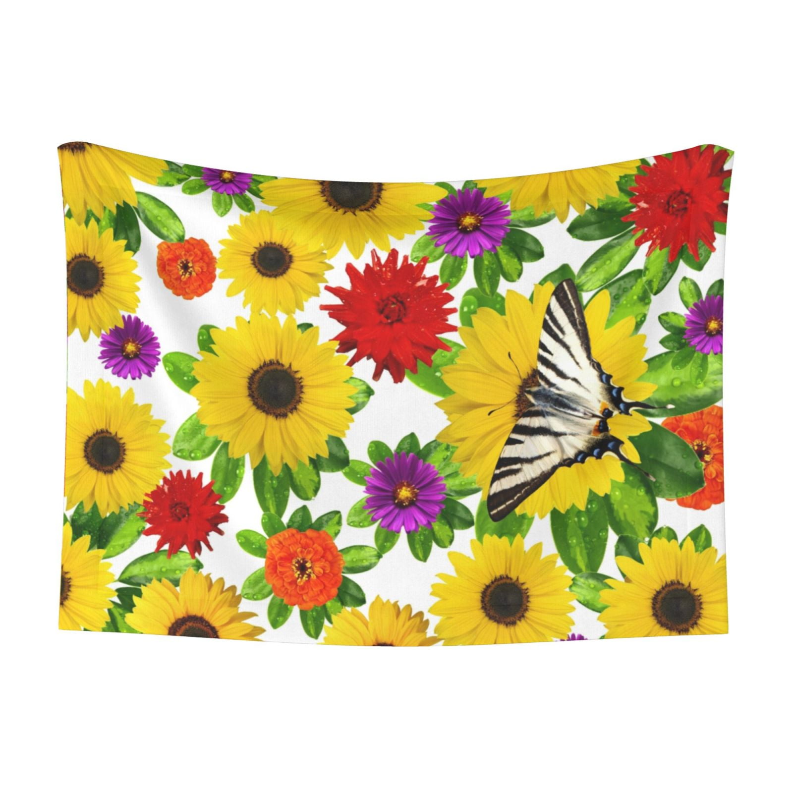 Disketp Tiger Swallowtail On Flowers Dog Blanket/Bed Cover for Dogs and ...