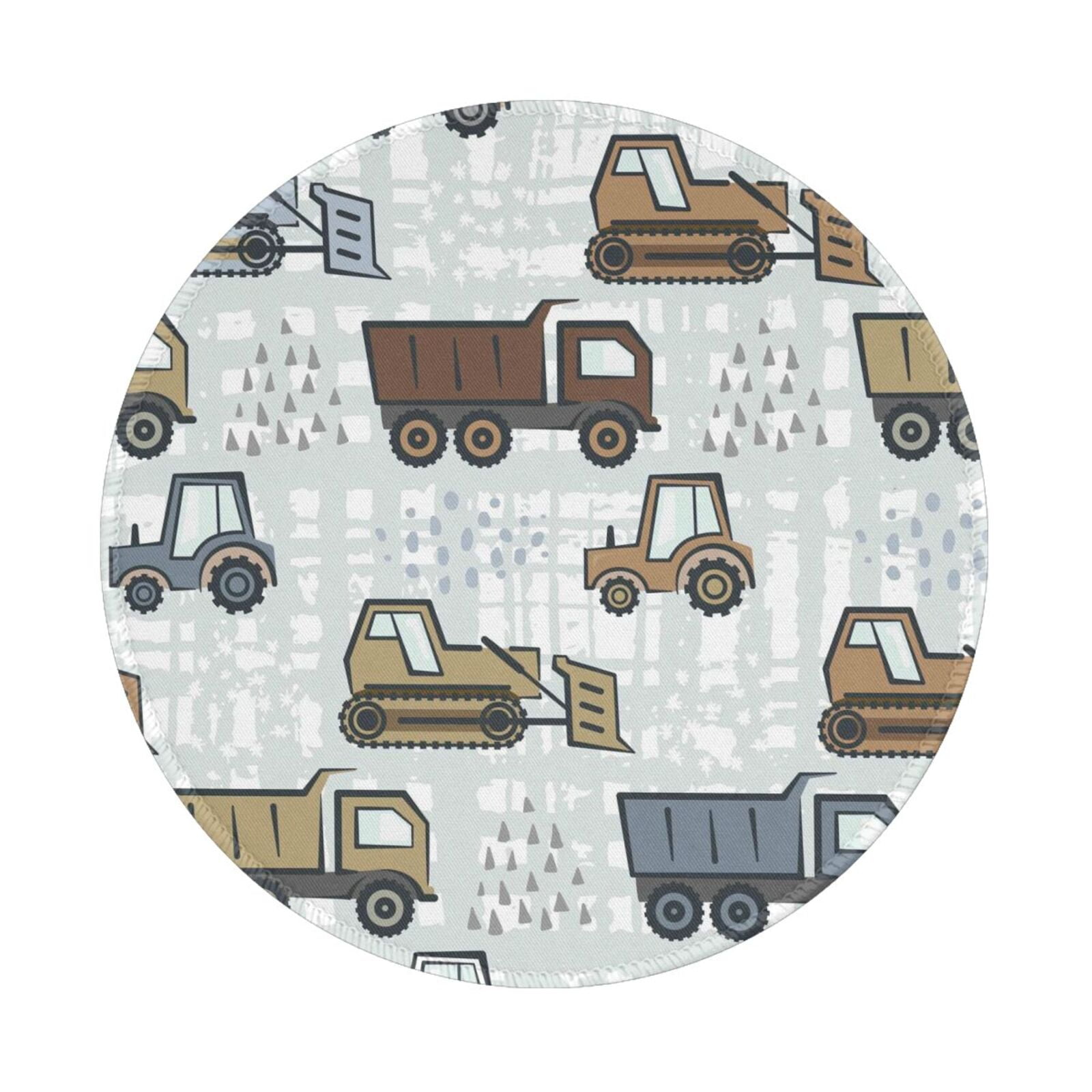 Disketp Tractor And Dumper Small Mouse Pad 7.9x7.9 Inches,Washable ...